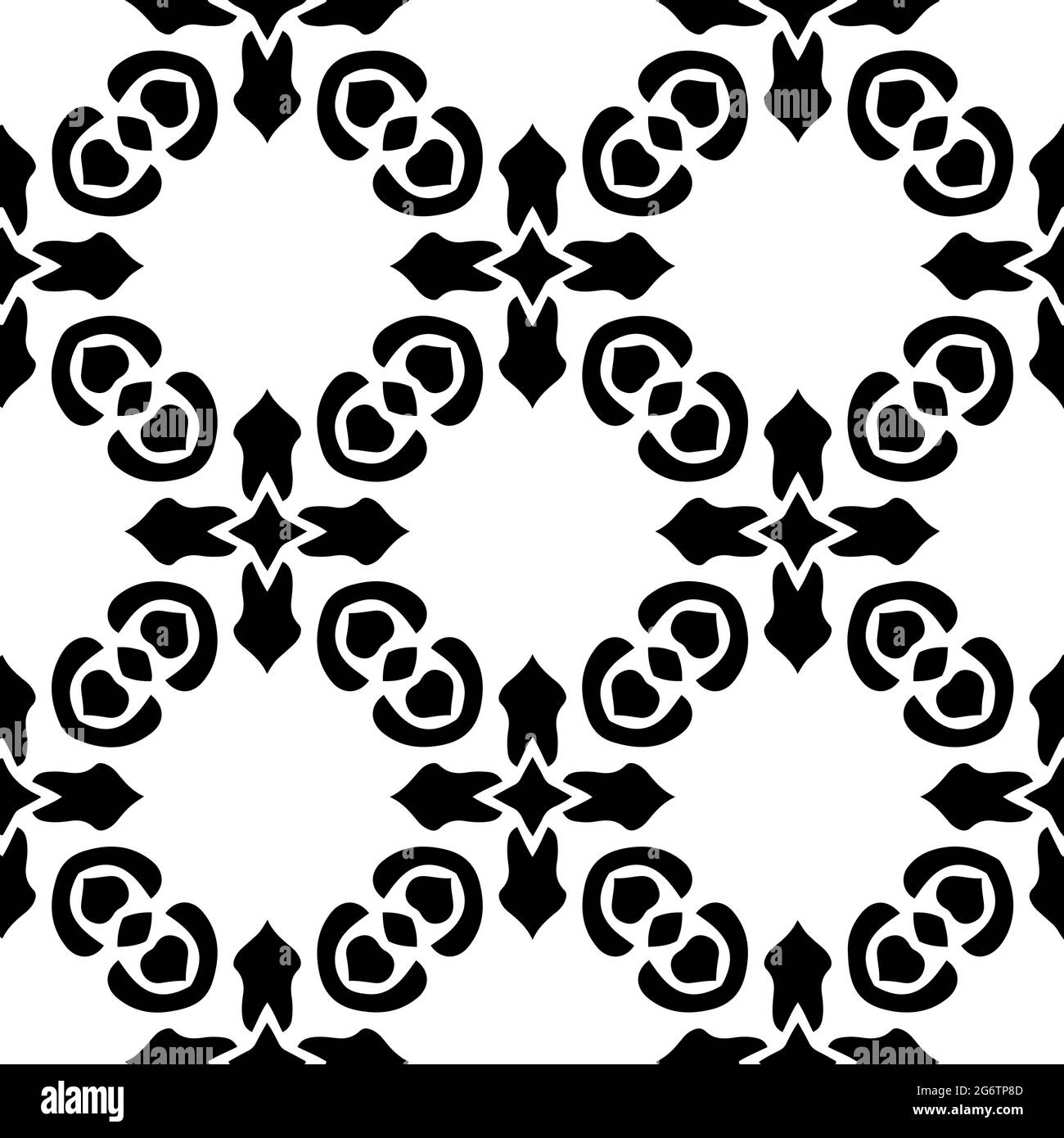 floral seamless pattern background.Geometric ornament for wallpapers ...