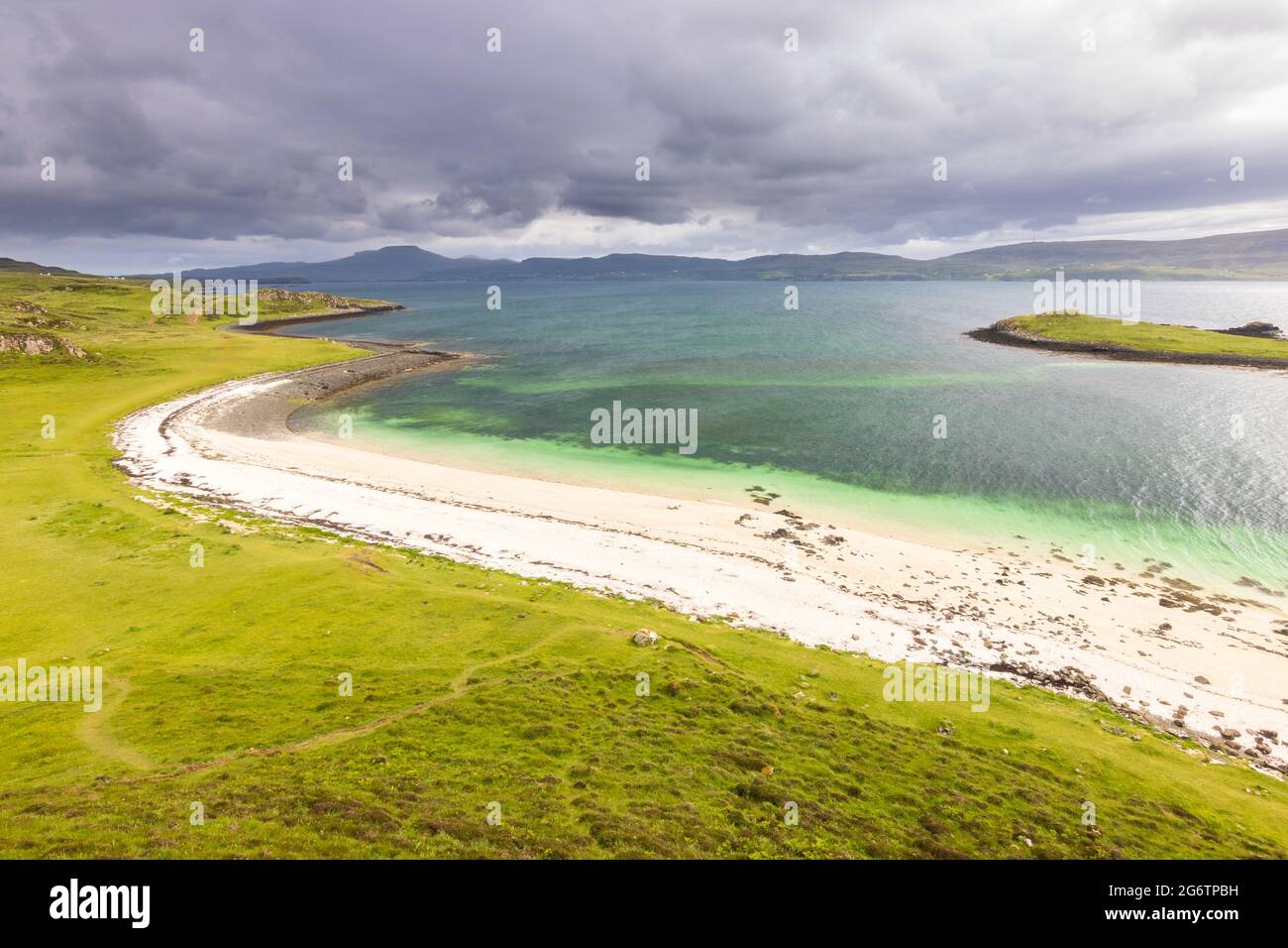 Coral beach on the Isle of Skye, Scotland Stock Photo - Alamy