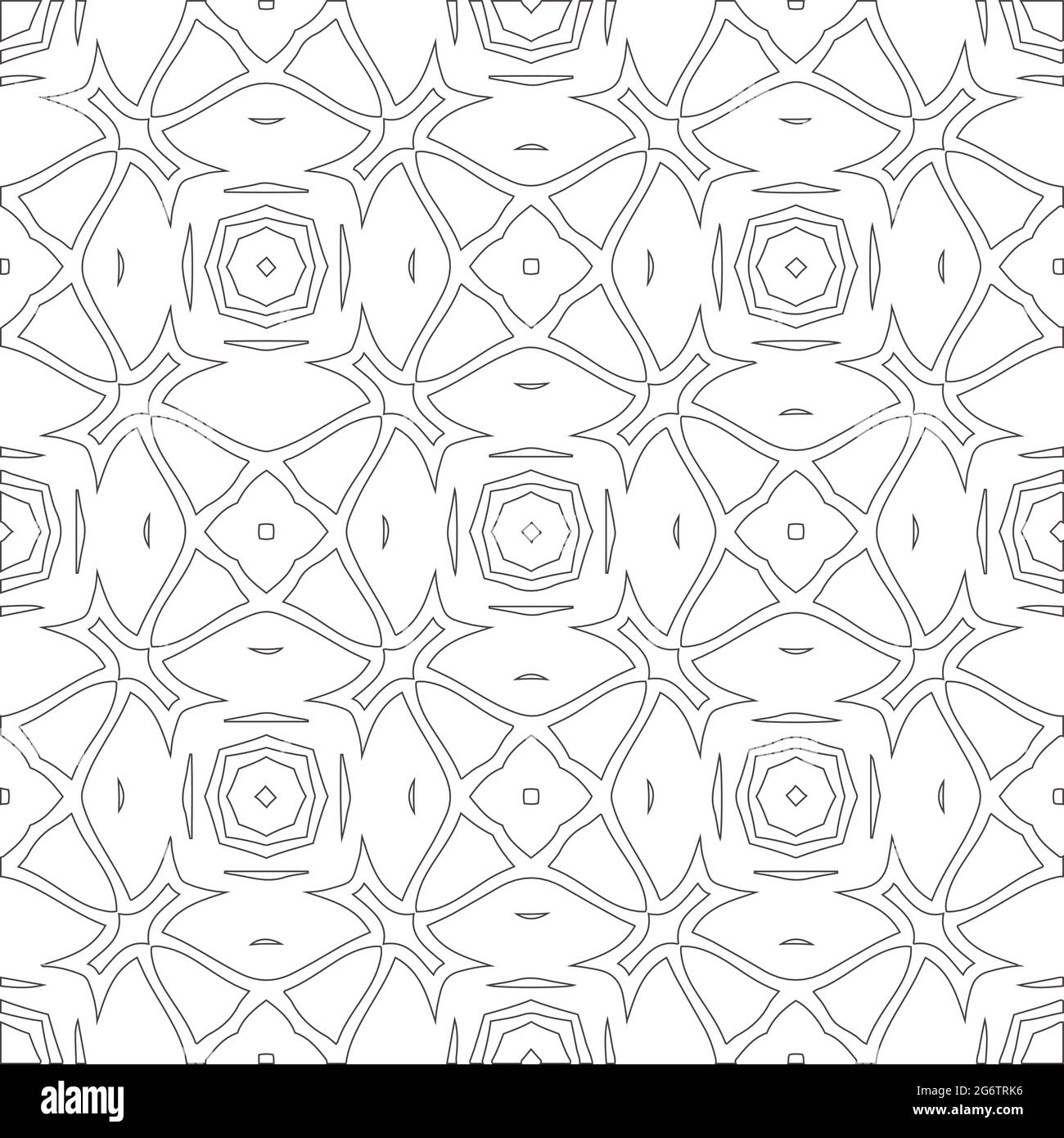 Vector pattern with symmetrical elements . Repeating geometric tiles ...