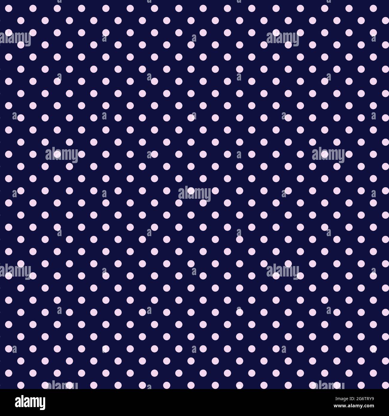 Polka dot pattern on navy blue background. These small dots are light ...