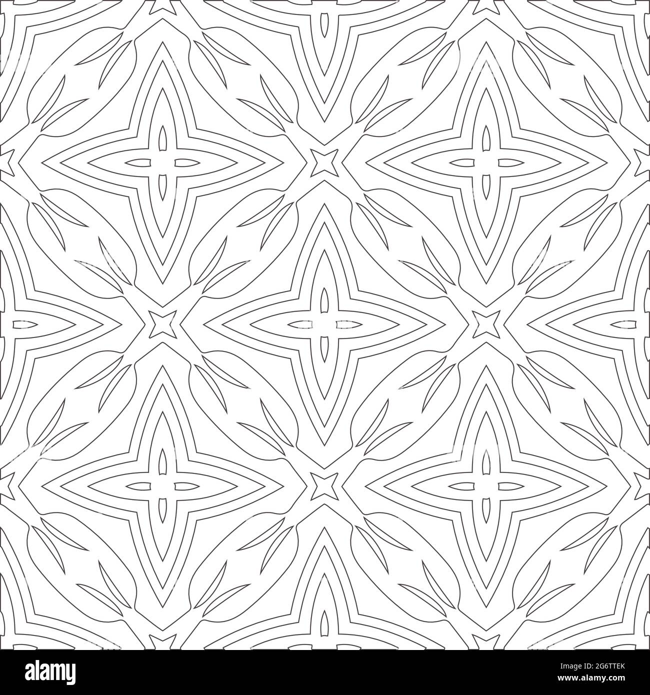 Vector pattern with symmetrical elements . Repeating geometric tiles ...