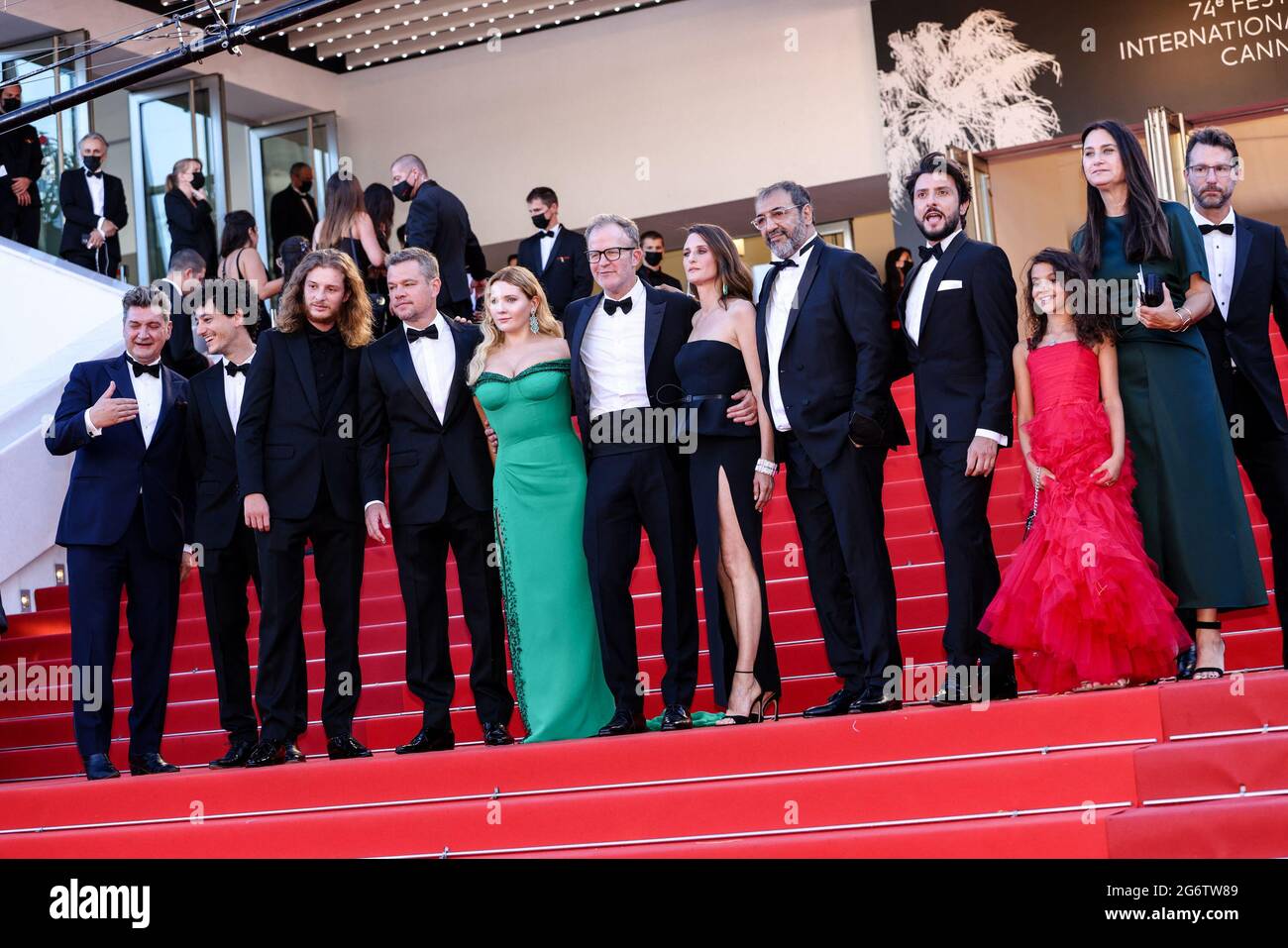 CANNES - JULY 08: Lilou Siauvaud, Gregory Di Meglio, Abigail Breslin ...