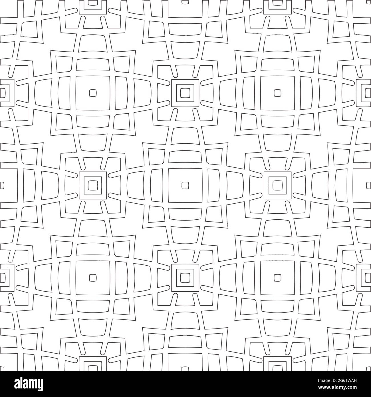 Vector pattern with symmetrical elements . Repeating geometric tiles ...