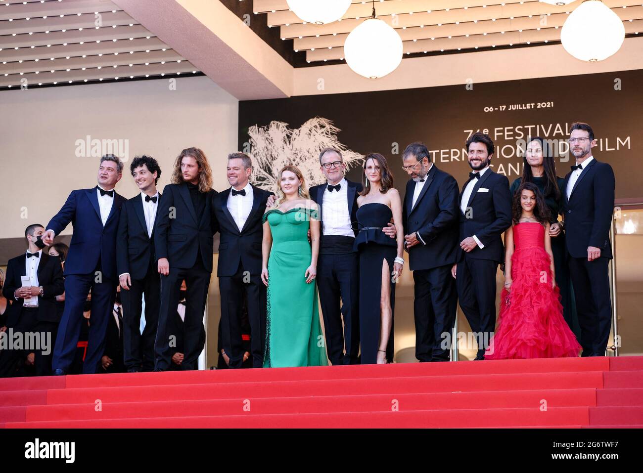 CANNES - JULY 08: Lilou Siauvaud, Gregory Di Meglio, Abigail Breslin ...