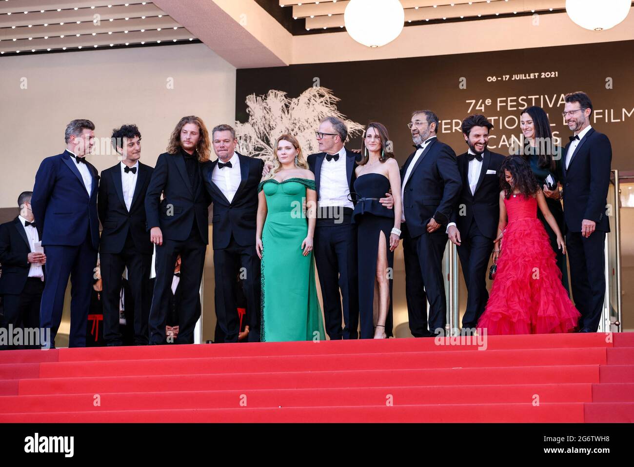 CANNES - JULY 08: Lilou Siauvaud, Gregory Di Meglio, Abigail Breslin ...