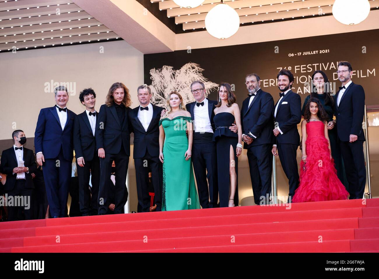 CANNES - JULY 08: Lilou Siauvaud, Gregory Di Meglio, Abigail Breslin ...