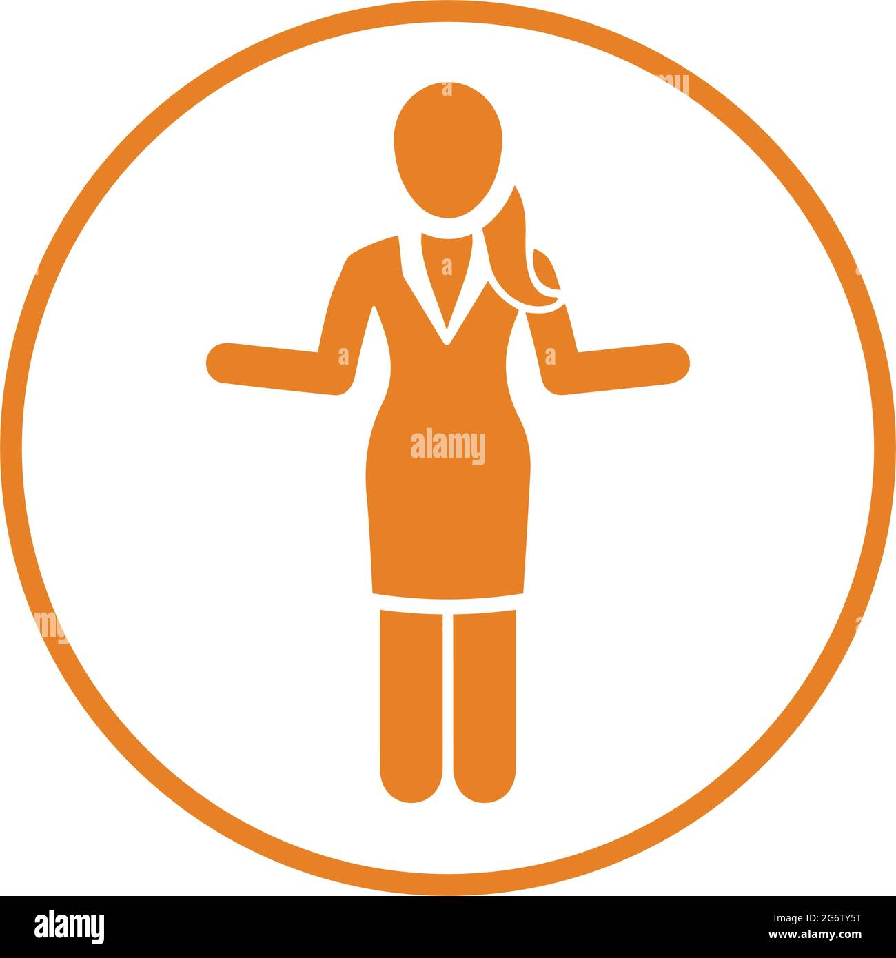 Female student talking on Stock Vector Images - Alamy