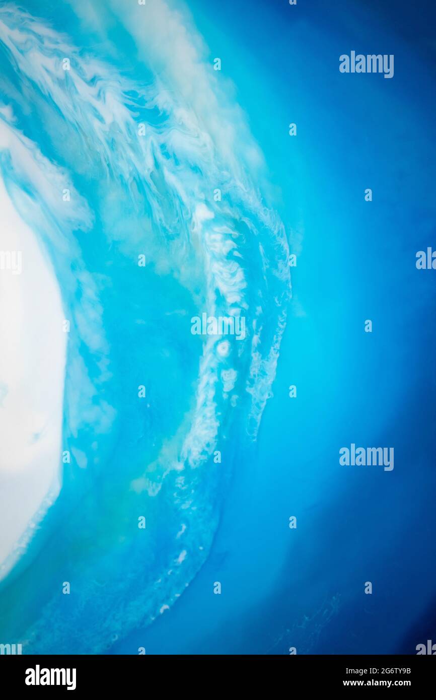 Part of original resin art epoxy resin painting. High quality details ...