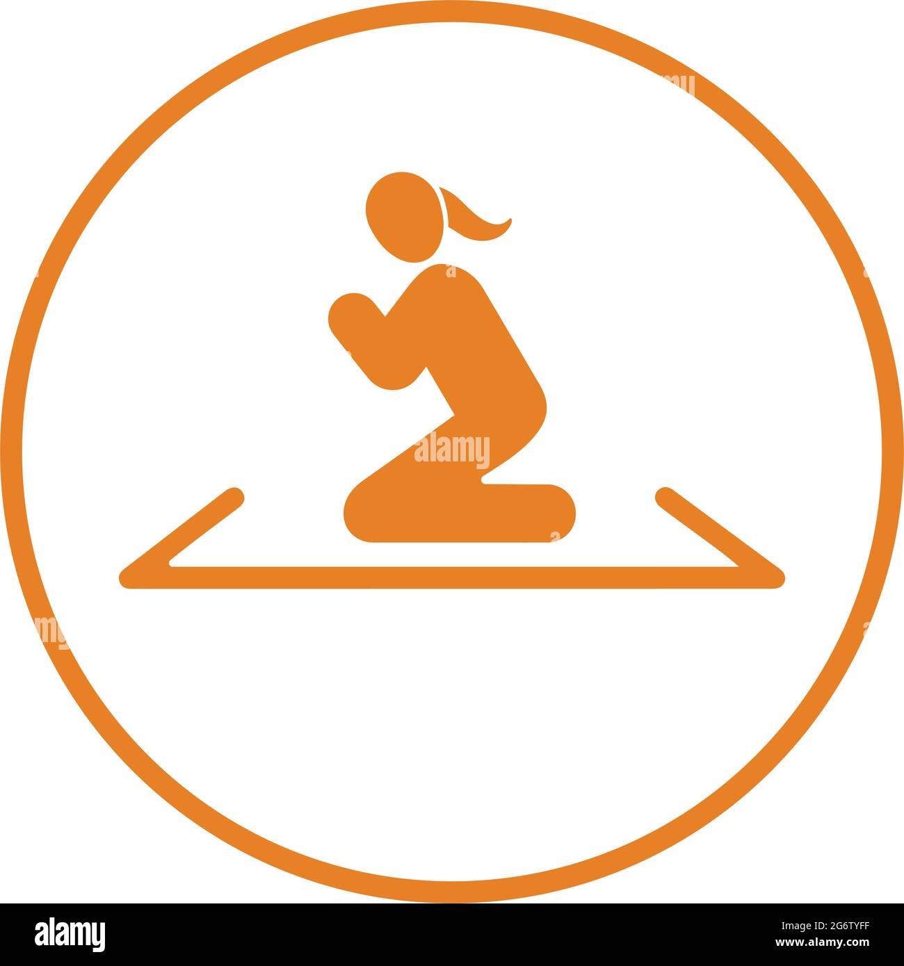 Prayer icon hi-res stock photography and images - Alamy