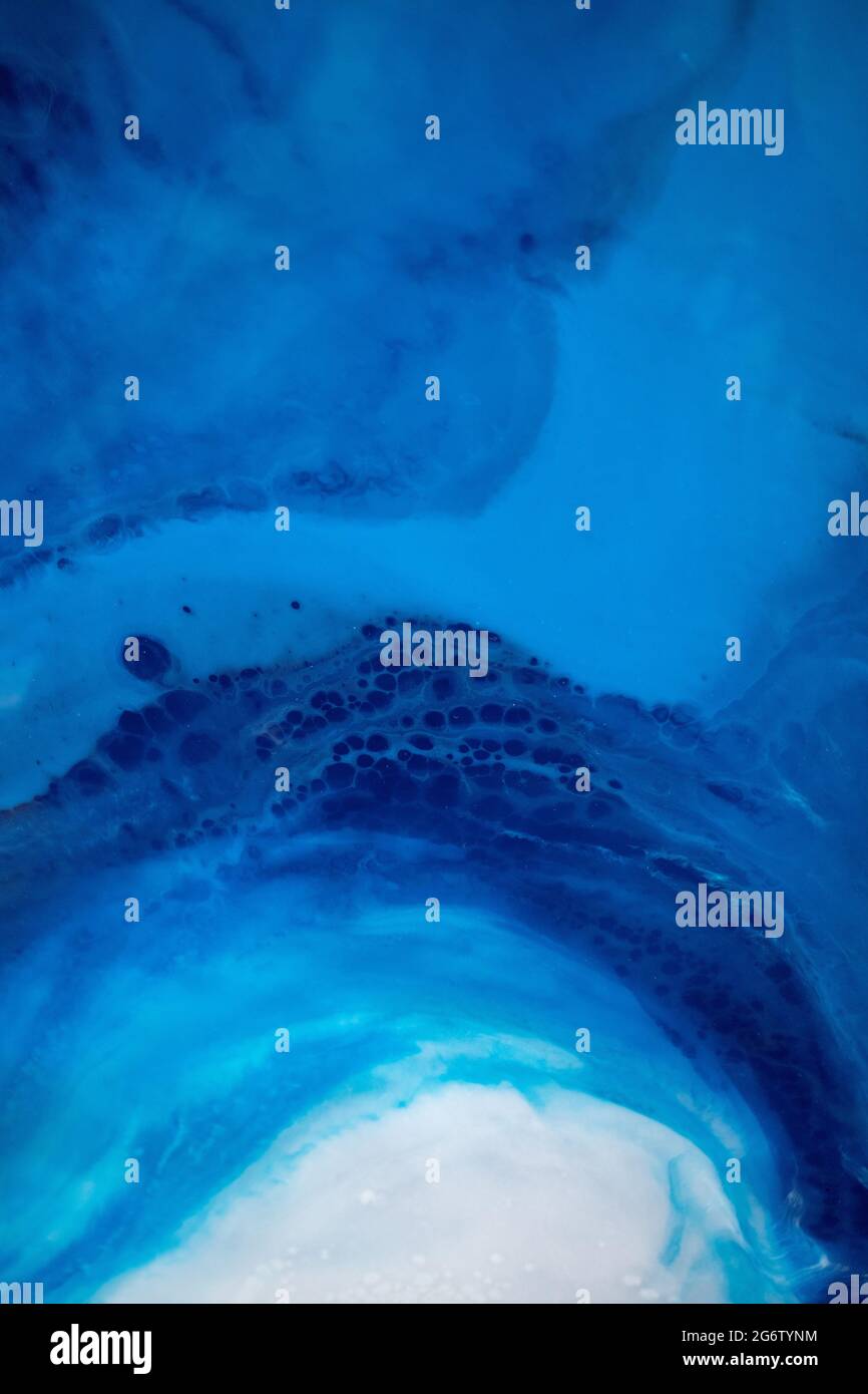 Part of original resin art epoxy resin painting. High quality details ...