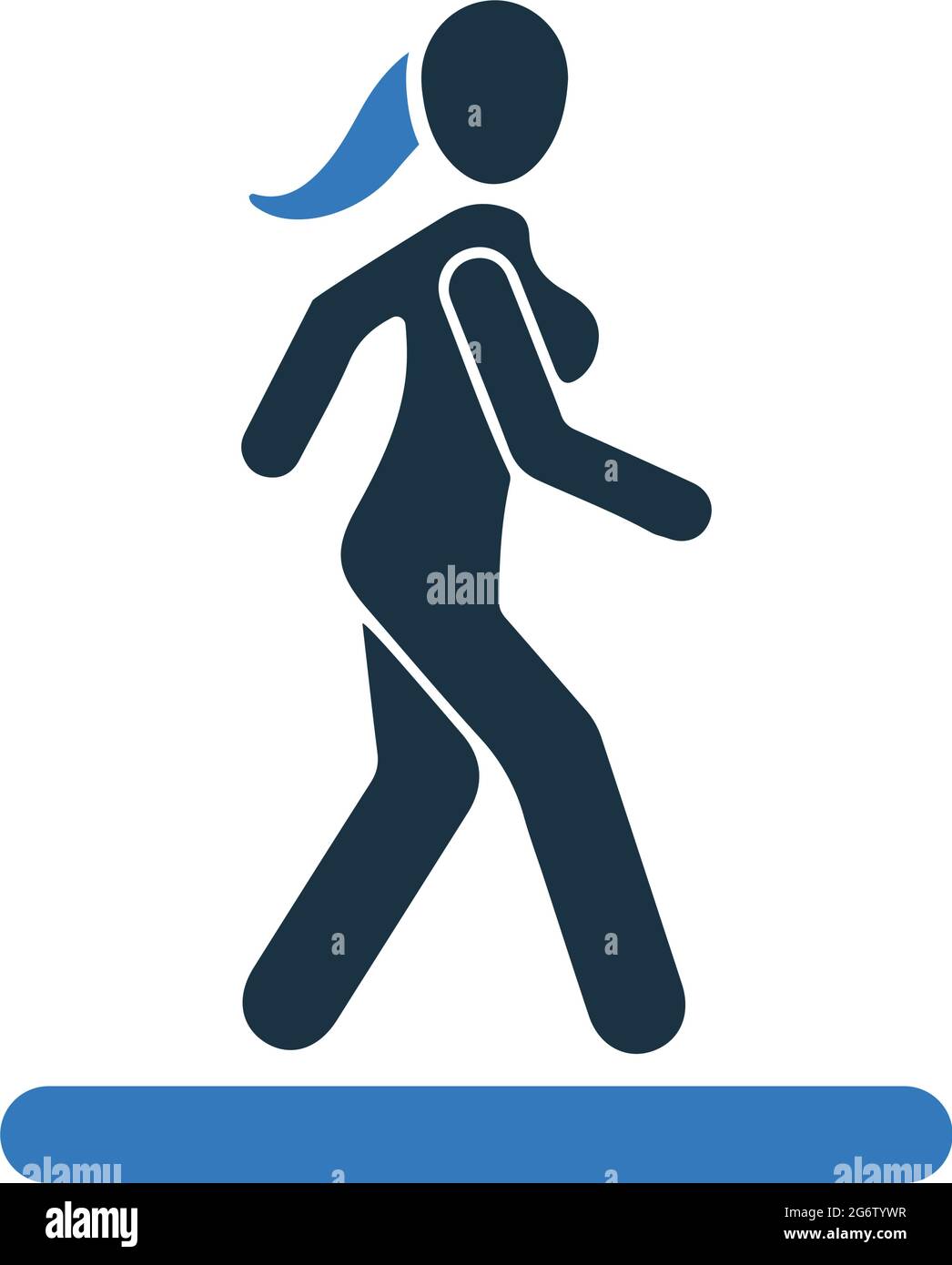 Walking, go away icon - Simple editable vector EPS file Stock Vector ...