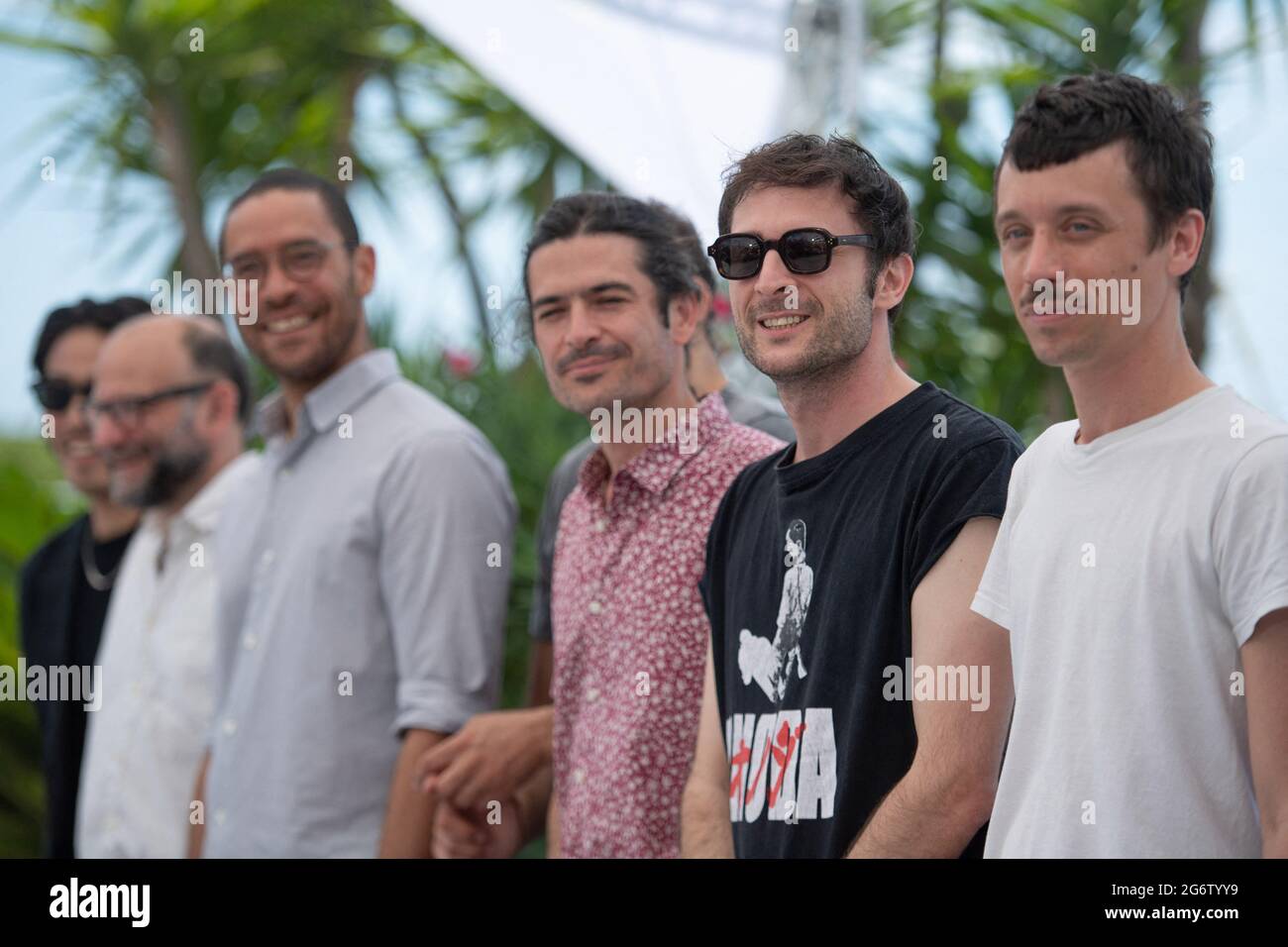 Cannes, France on July 08, 2021. Yu Shibuya, Vincent Poymiro, Arthur ...