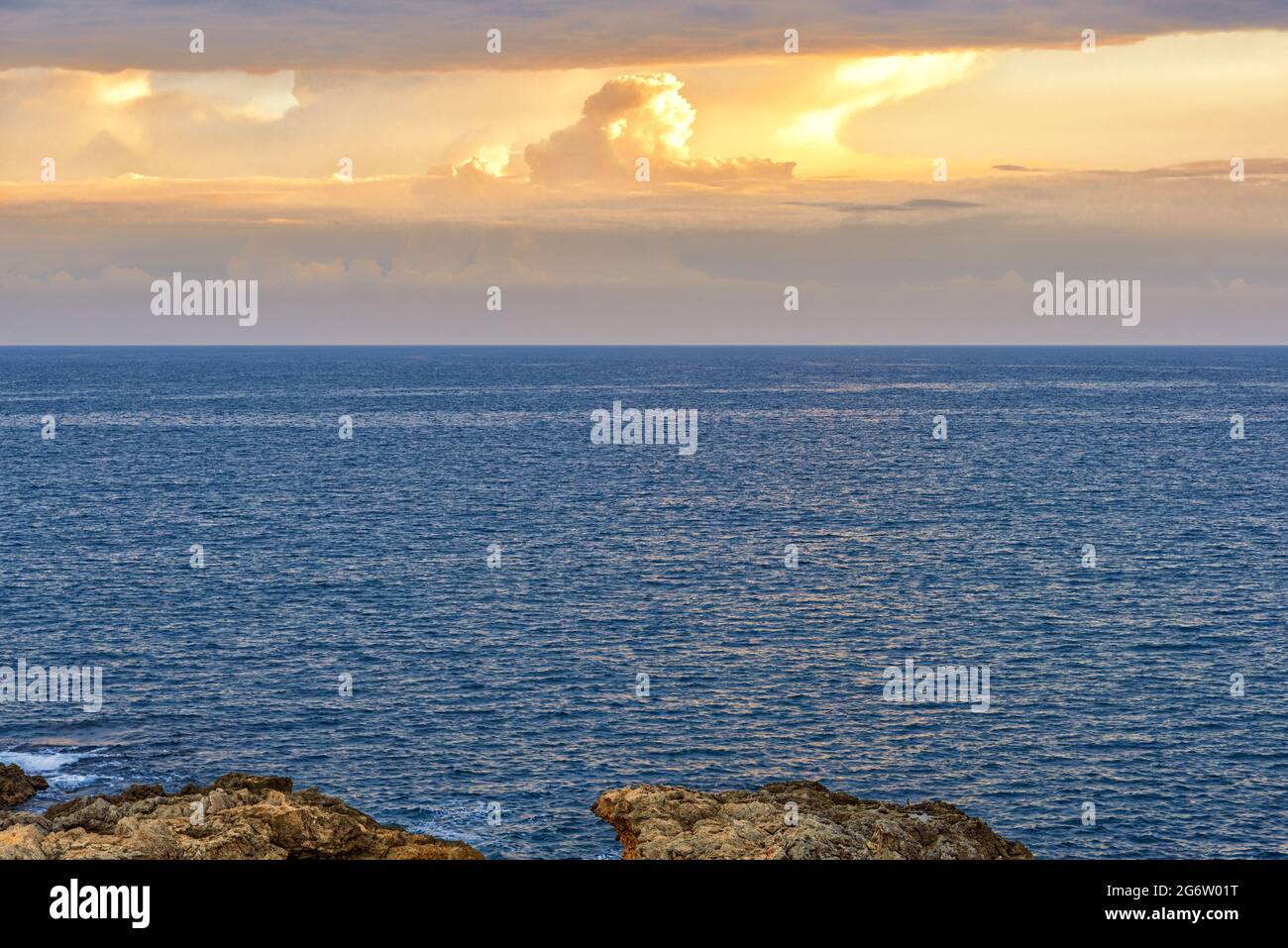 Sky landscape over the sea Stock Photo - Alamy