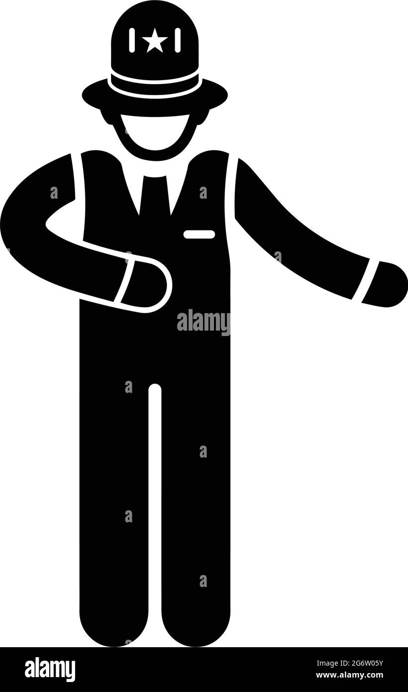 Welcome, man icon - Simple editable vector EPS file Stock Vector Image ...