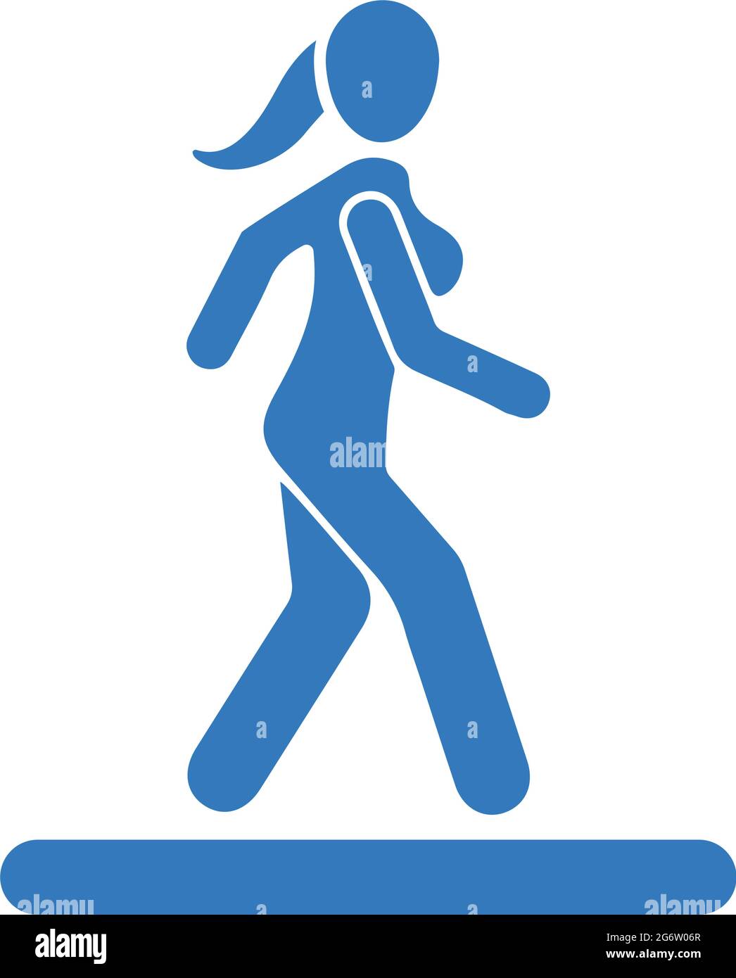Walking, go away icon - Simple editable vector EPS file Stock Vector ...