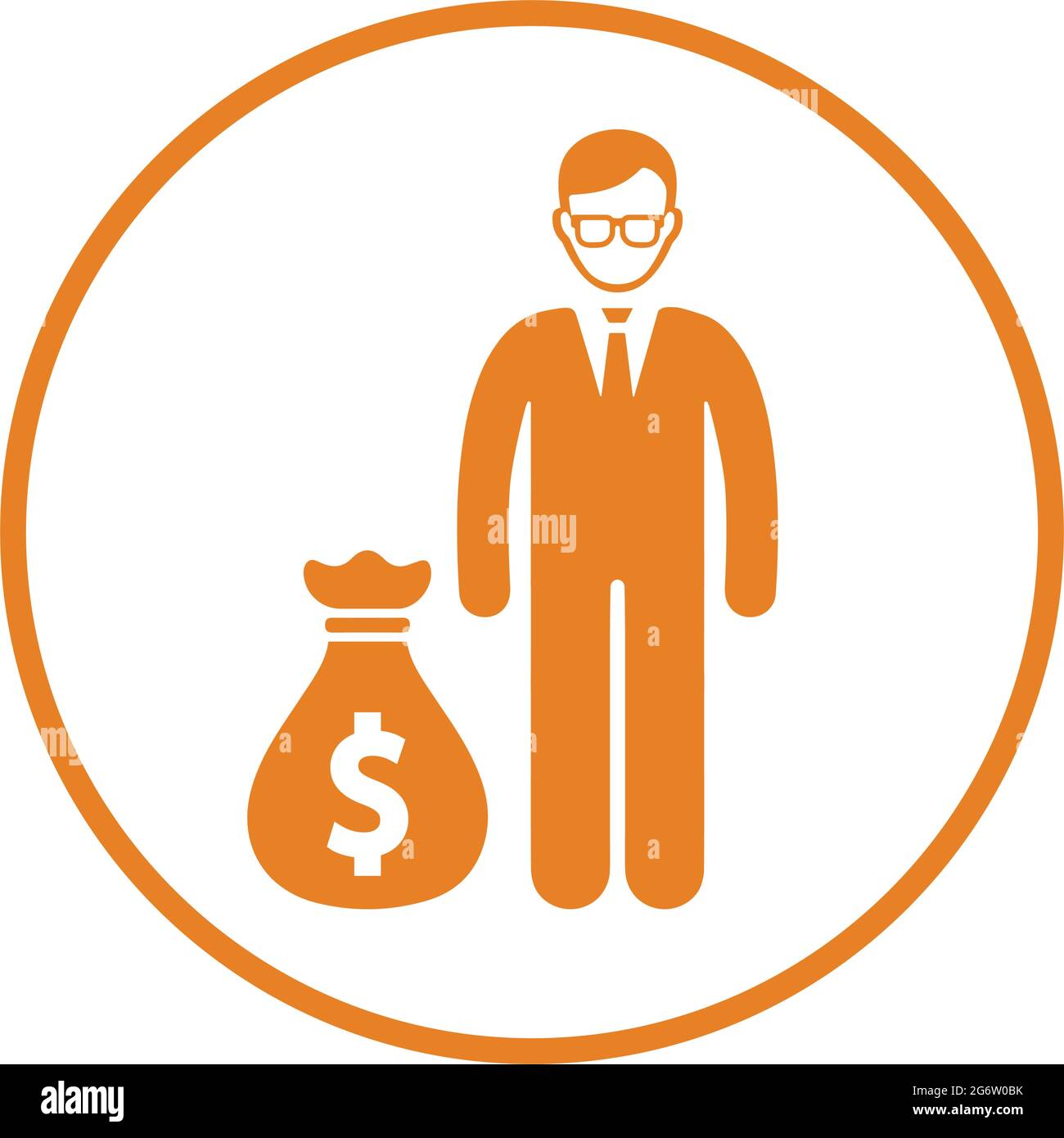 Investor portrait Stock Vector Images - Alamy
