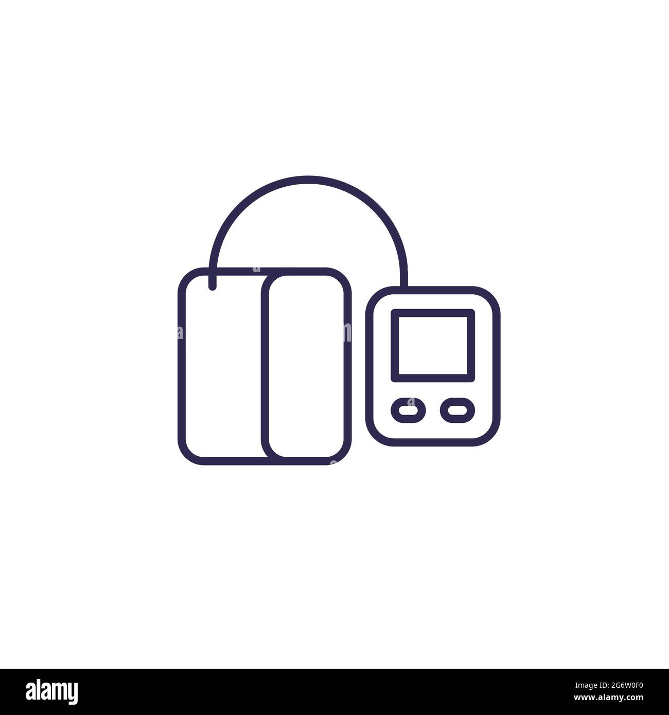 Blood pressure icon outline Cut Out Stock Images & Pictures - Alamy