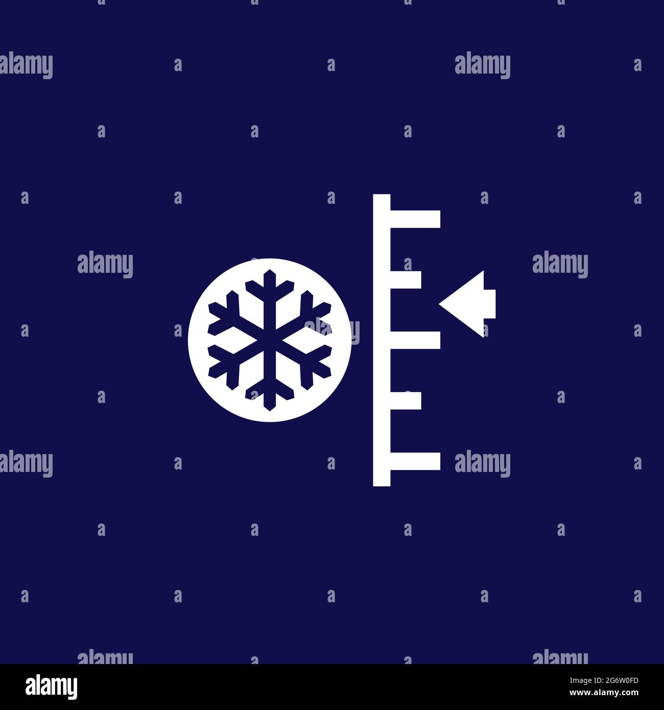 freeze level control icon, vector Stock Vector Image & Art - Alamy