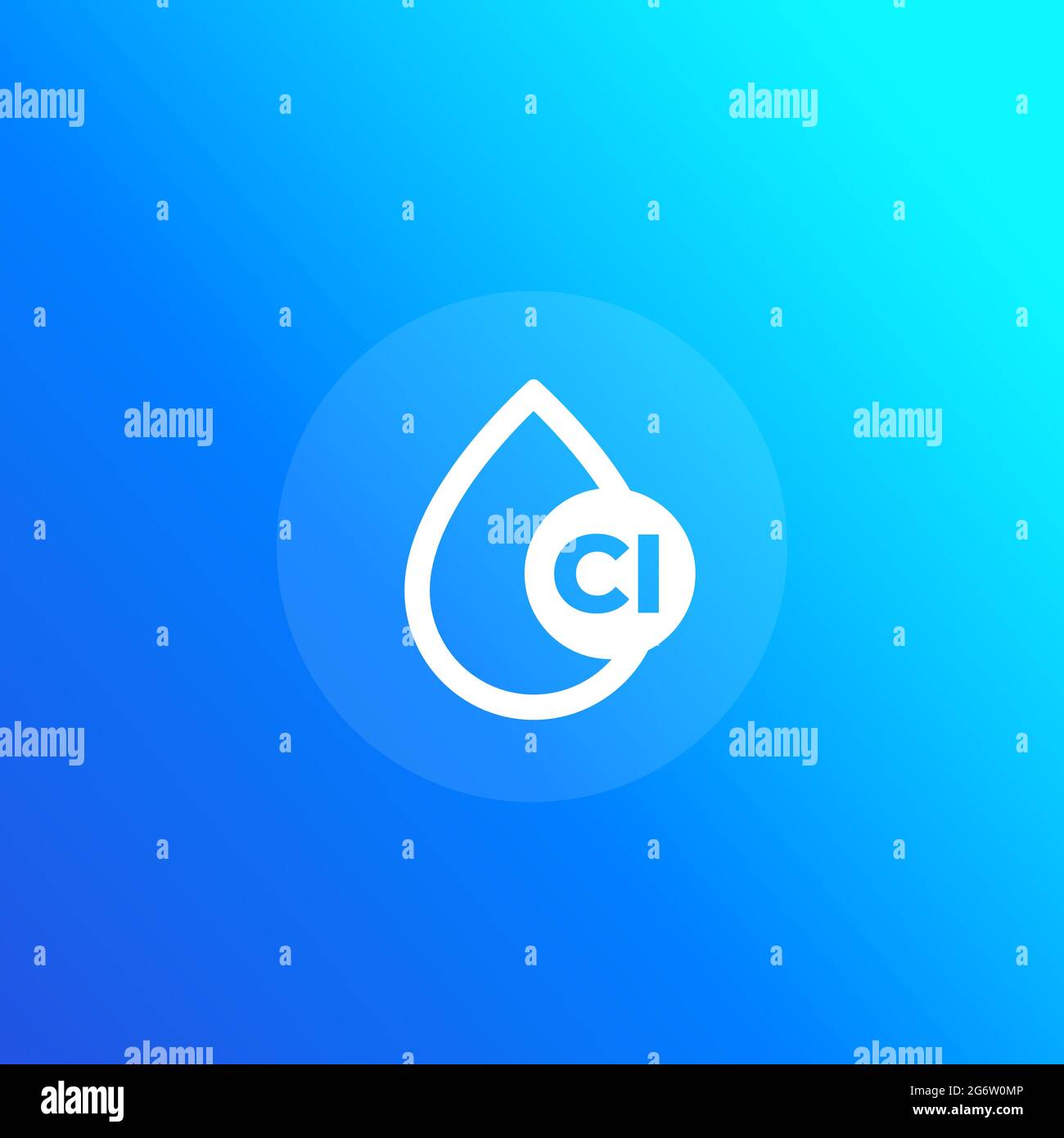 Chlorine water treatment Stock Vector Images - Alamy
