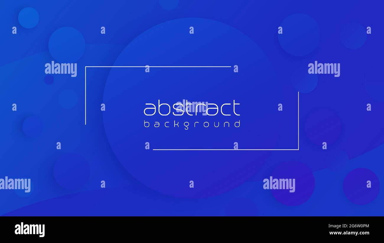 Abstract wide background with blue round shapes Stock Vector Image ...