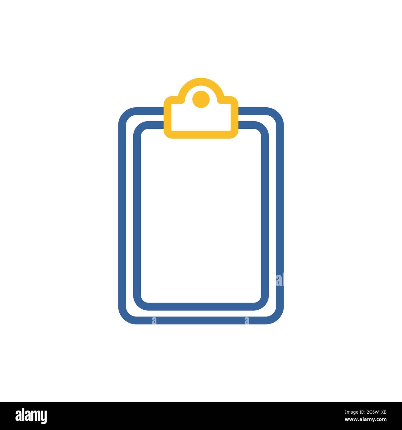 Clipboard outline icon. Workspace sign. Graph symbol for your web site ...