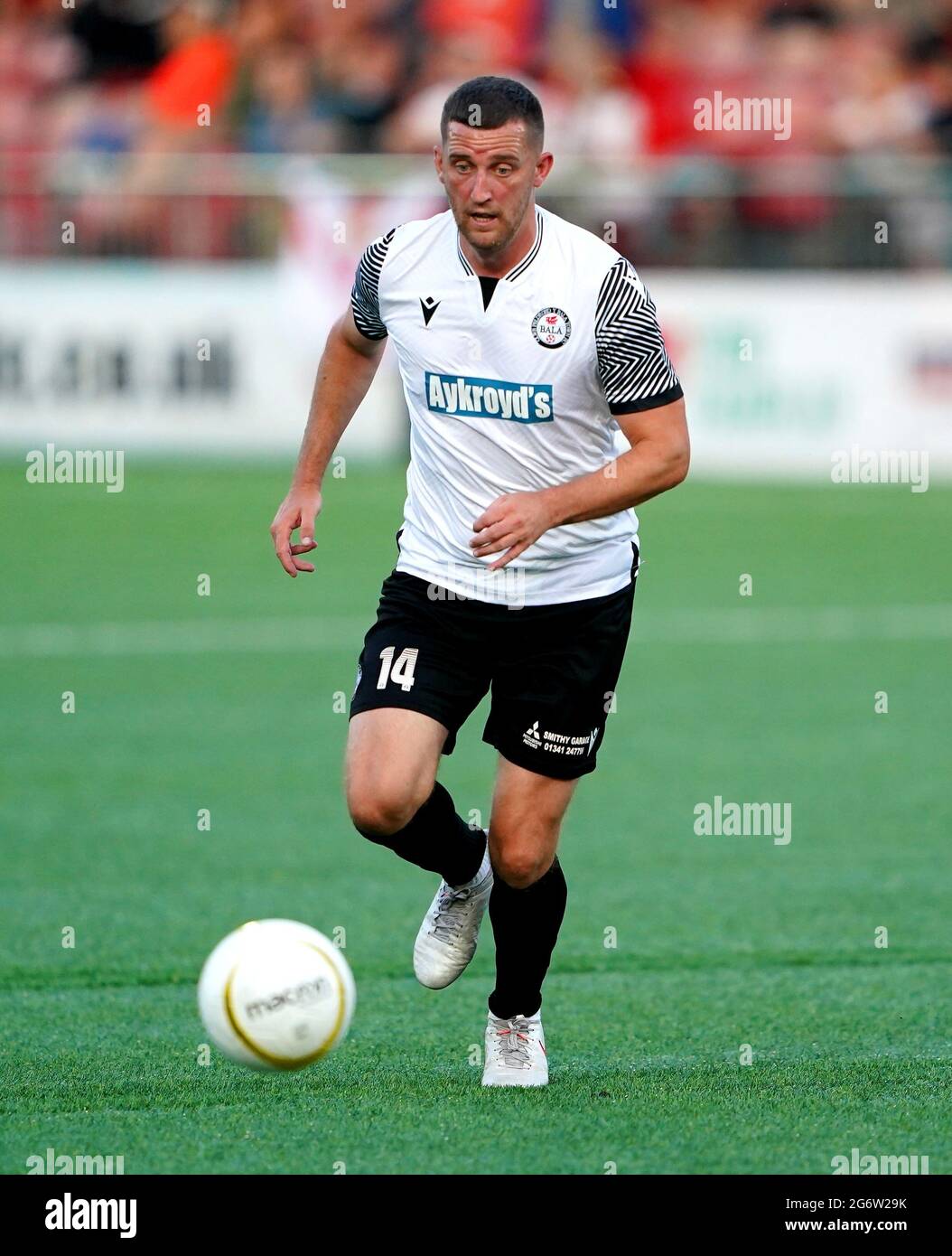 Bala's Steve Leslie during the UEFA Europa Conference League first ...