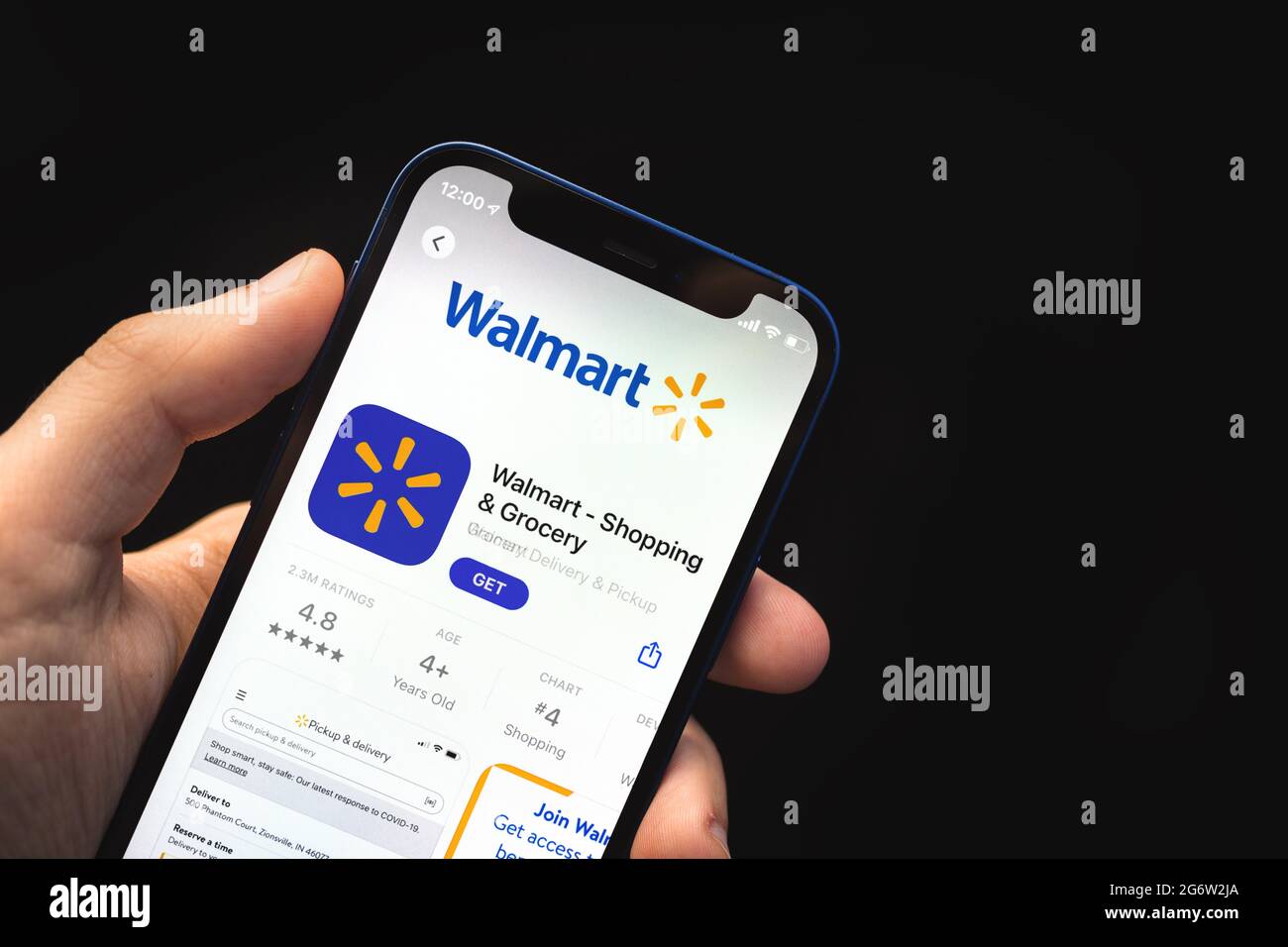 Walmart app logo hi-res stock photography and images - Alamy