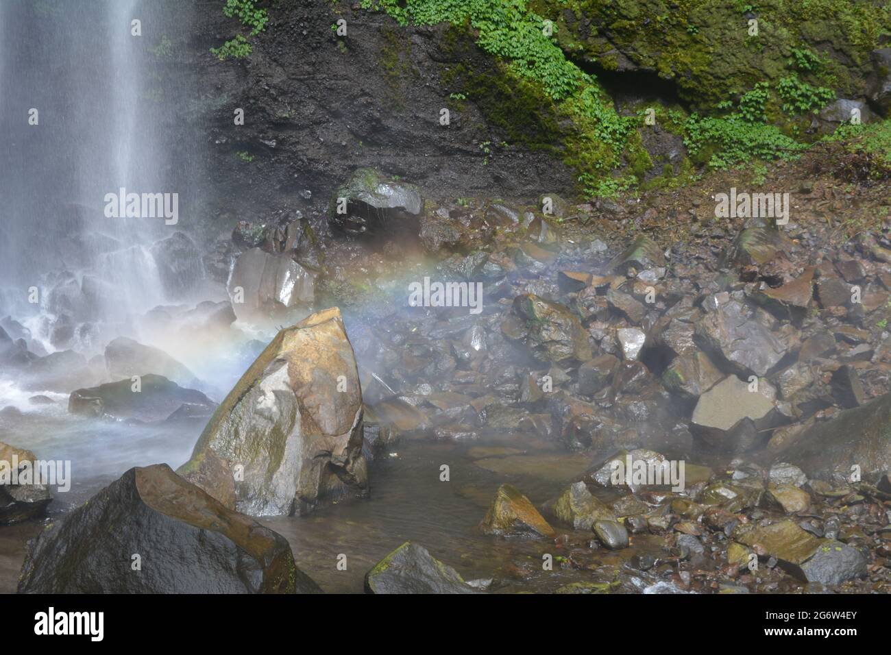 Underneath waterfall hi-res stock photography and images - Alamy
