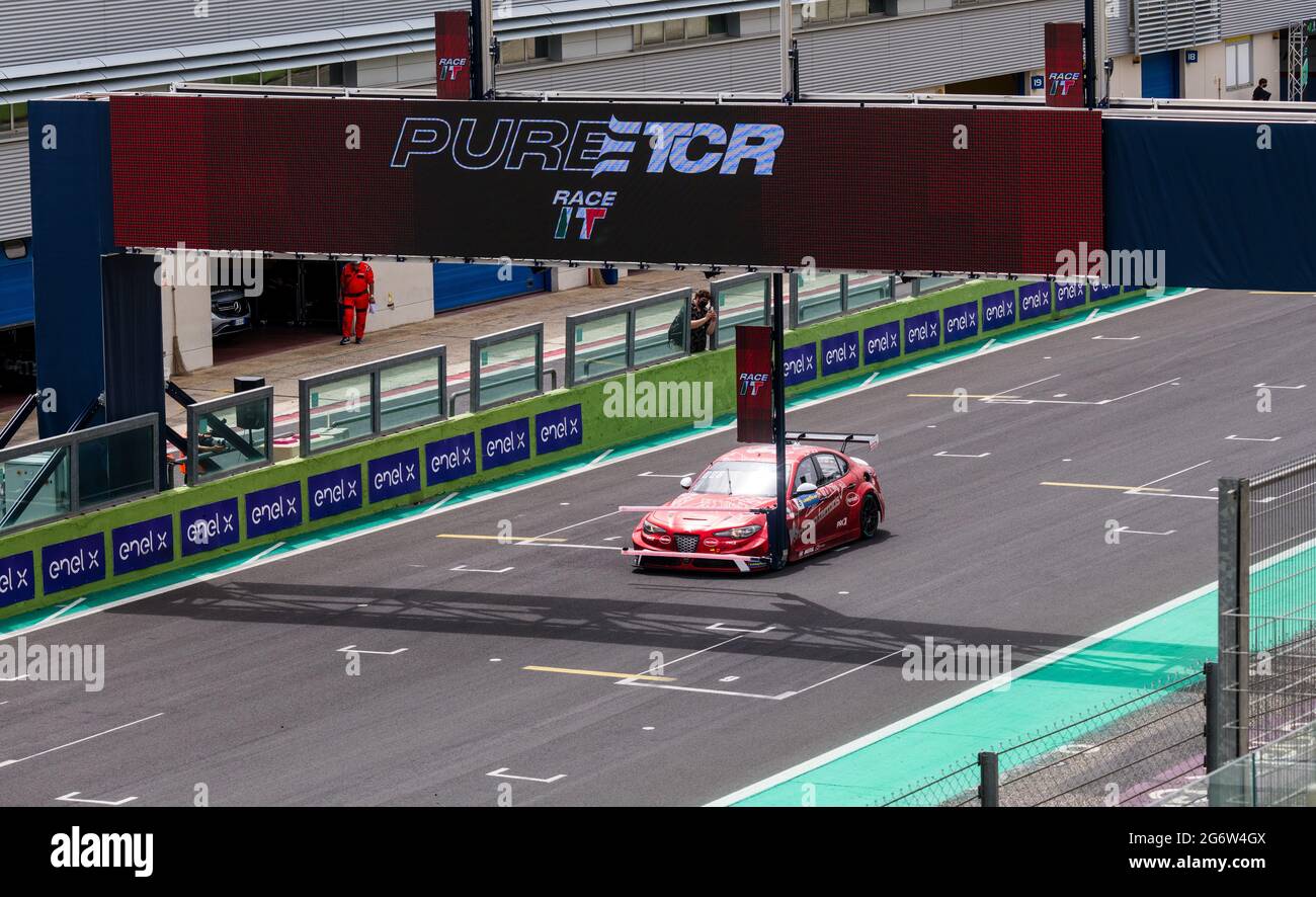 Vallelunga, Italy, June 19 2021, Pure ETCR Championship. Opening gate ...