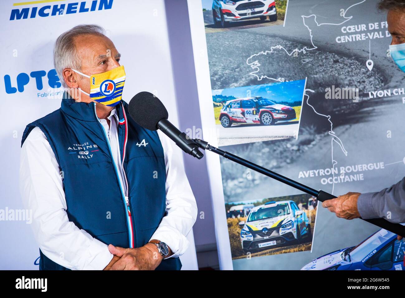 Rodez, France, 08/07/2021, ROCHE Jean-Luc, Team FJ, Alpine A110 ...