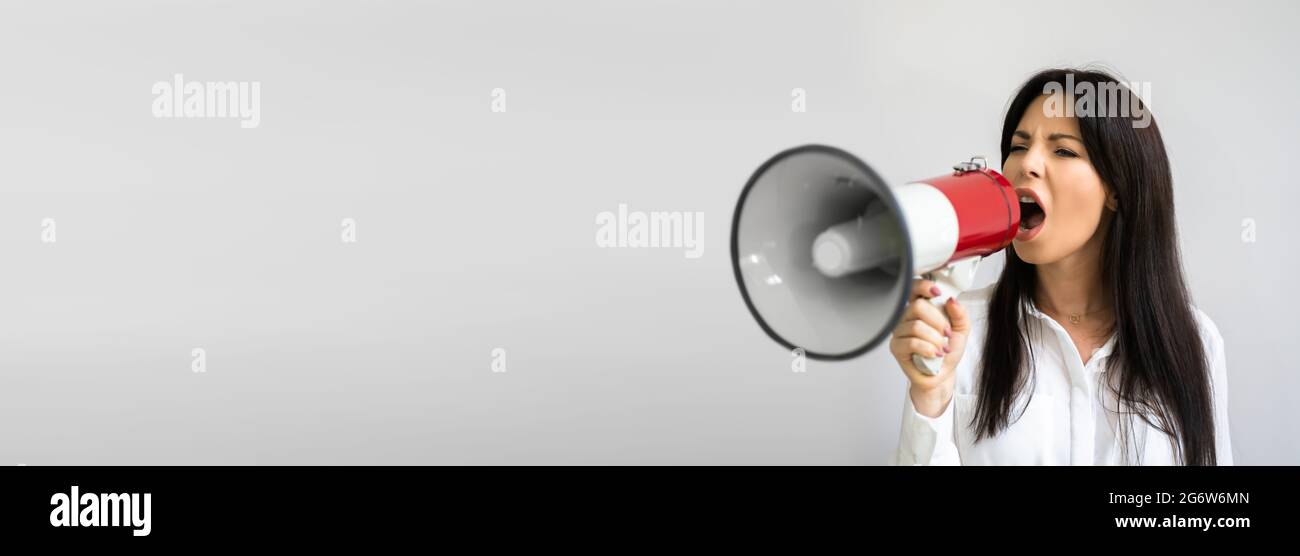 Girl holding speaker hi-res stock photography and images - Alamy