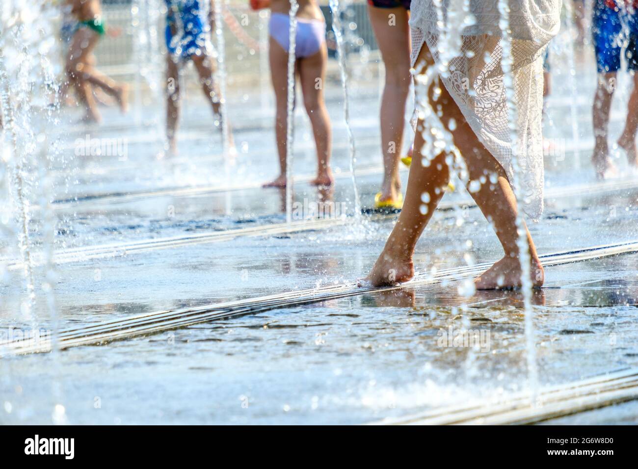 Woman Escape White Dress High Resolution Stock Photography and Images ...