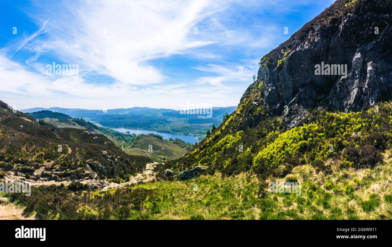 Loch katrine aerial view hi-res stock photography and images - Alamy