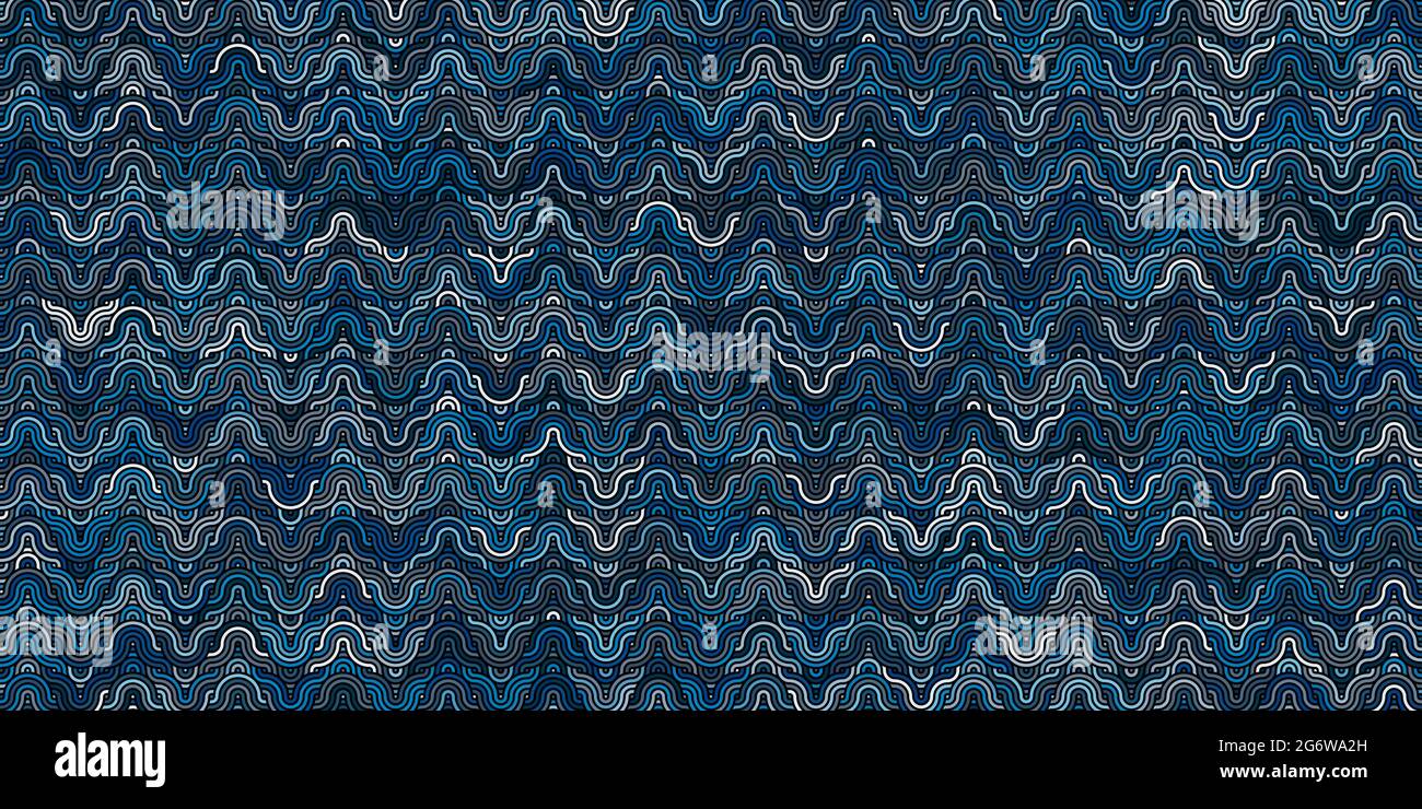 Wallpaper Overlapping Blue