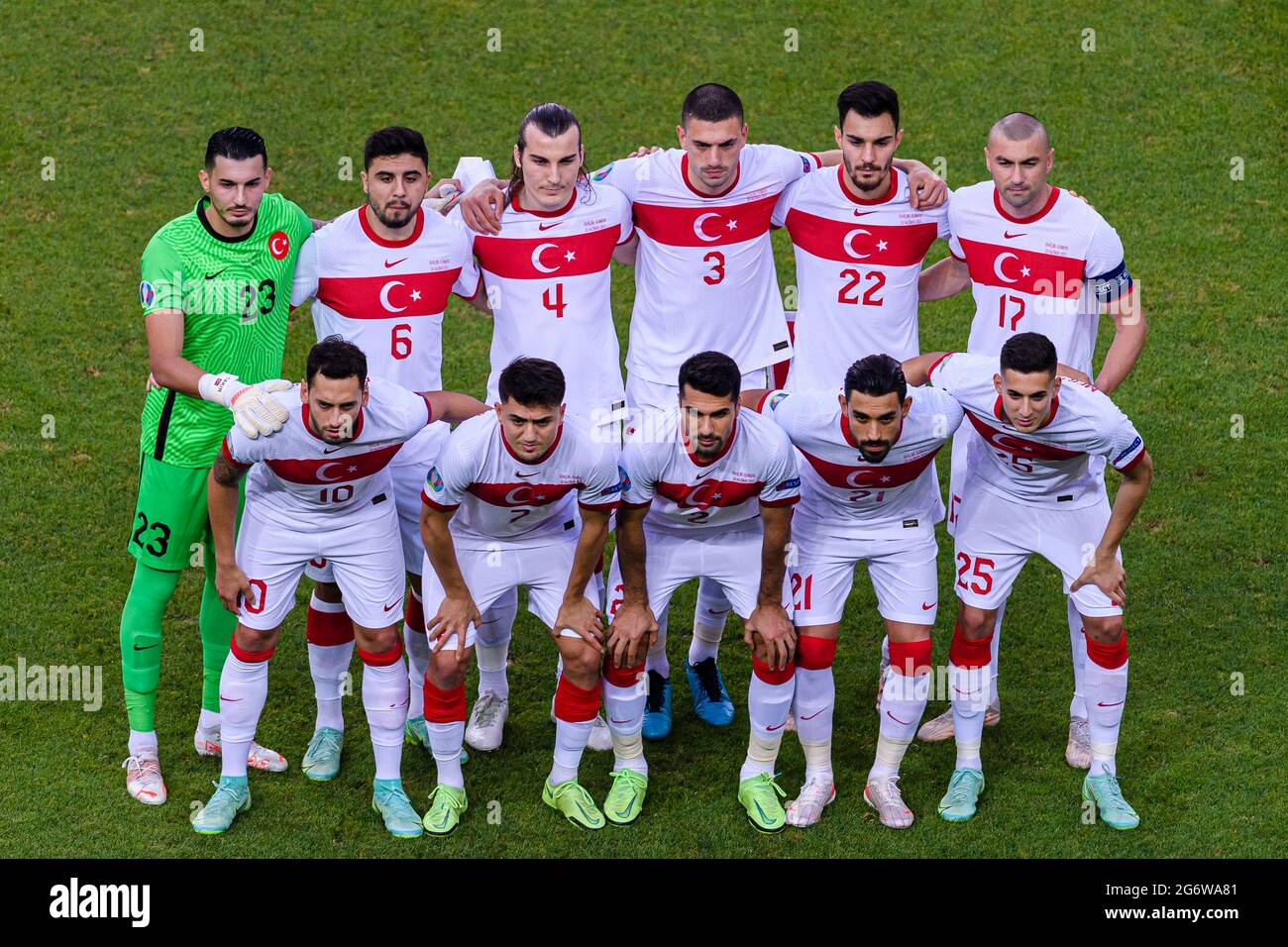 Baku, Azerbaijan - June 20: (L-R) Turkey National team Goalkeeper ...