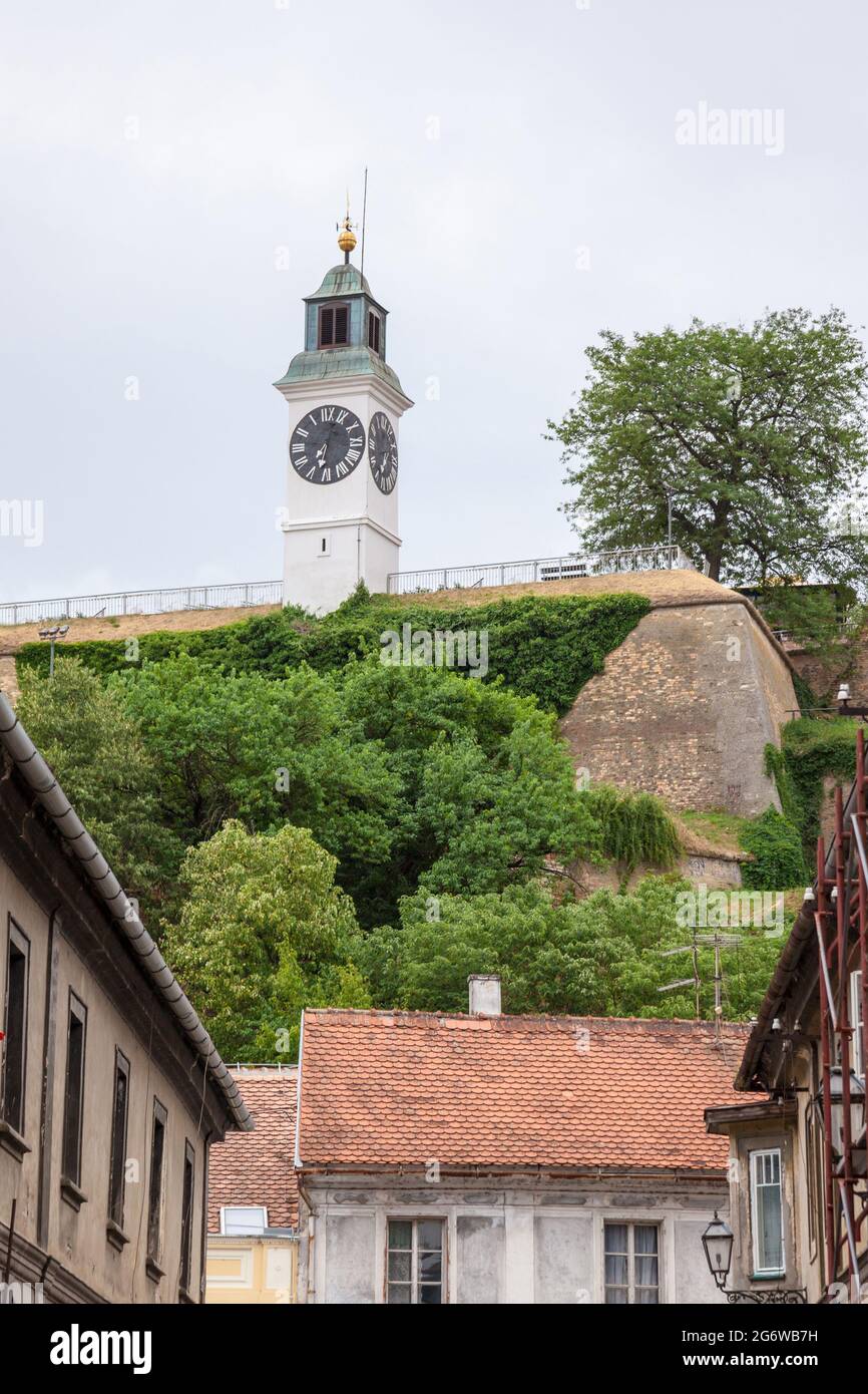 Picture of the Clock tower of Novi Sad Petrovaradin fortress, one of ...
