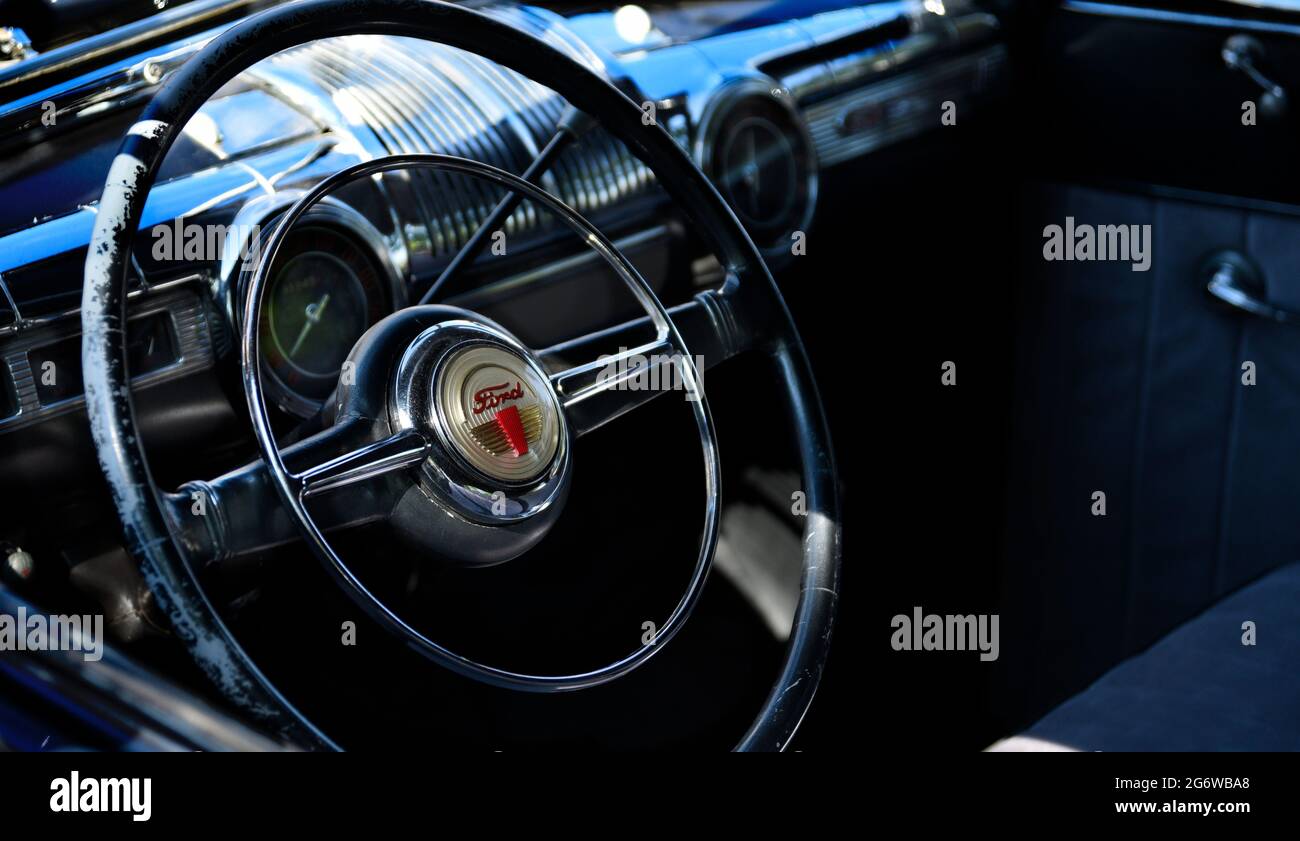 1934 Ford Model 730 Deluxe Sedan Interior