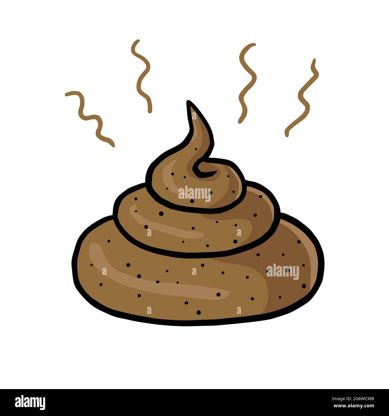 Poop Cartoon Vector Drawing Illustration Icon Stock Vector Image & Art ...