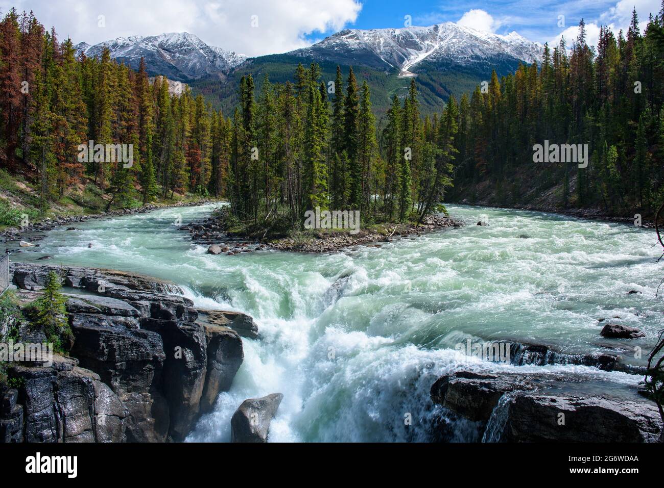 Sunwapta canyon alberta canada hi-res stock photography and images - Alamy