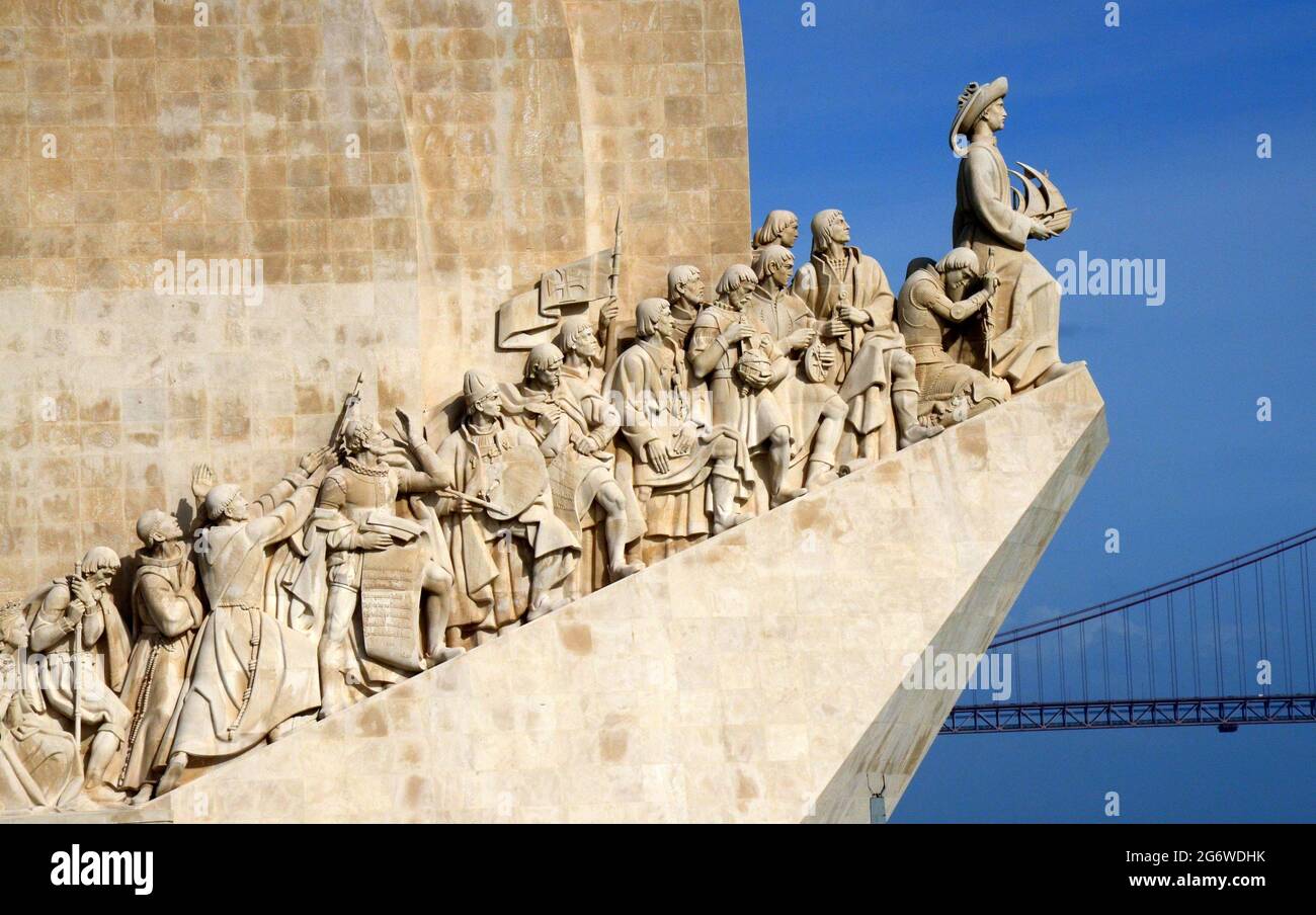LISBON, PORTUGAL; PADRAO DOS DESCOBRIMENTOS (MONUMENT OF THE ...
