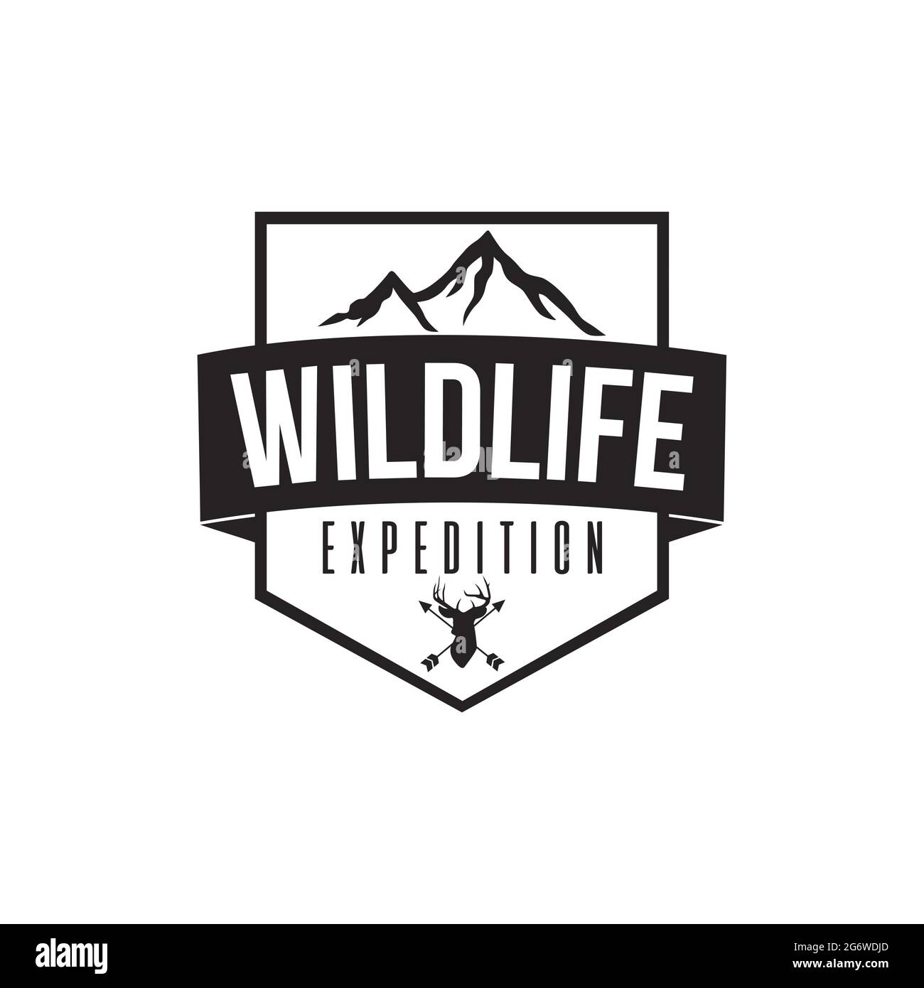 Wilderness Expedition Template Vector Design Stock Vector Image & Art ...