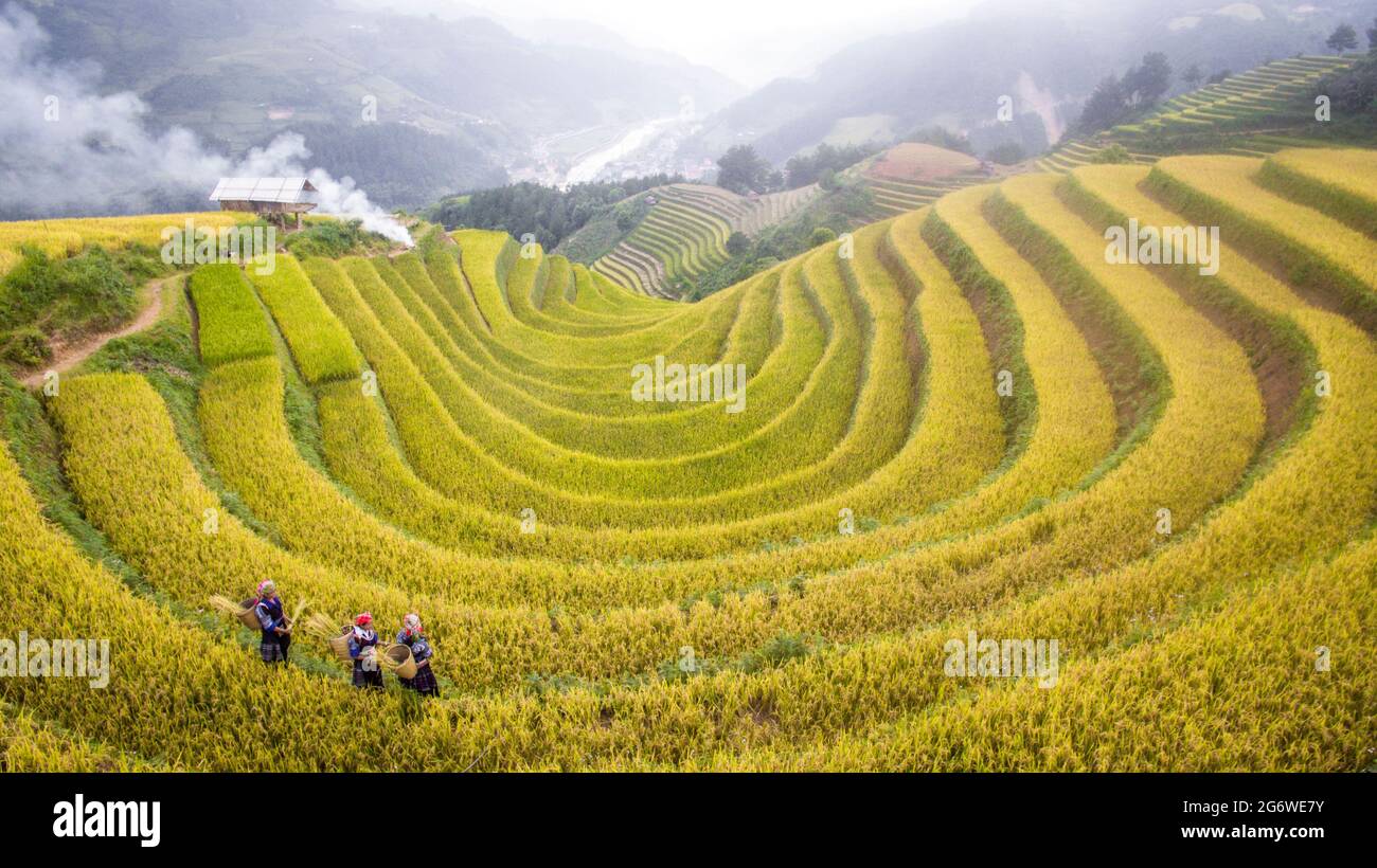 Mu cang chai tourist place hi-res stock photography and images - Alamy