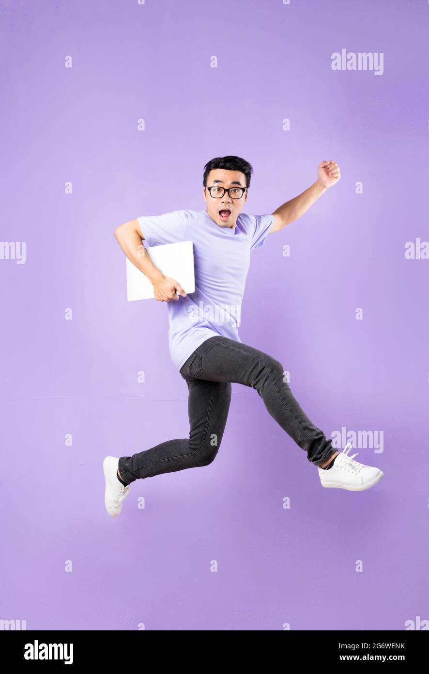 Portrait full body asian male hi-res stock photography and images - Alamy