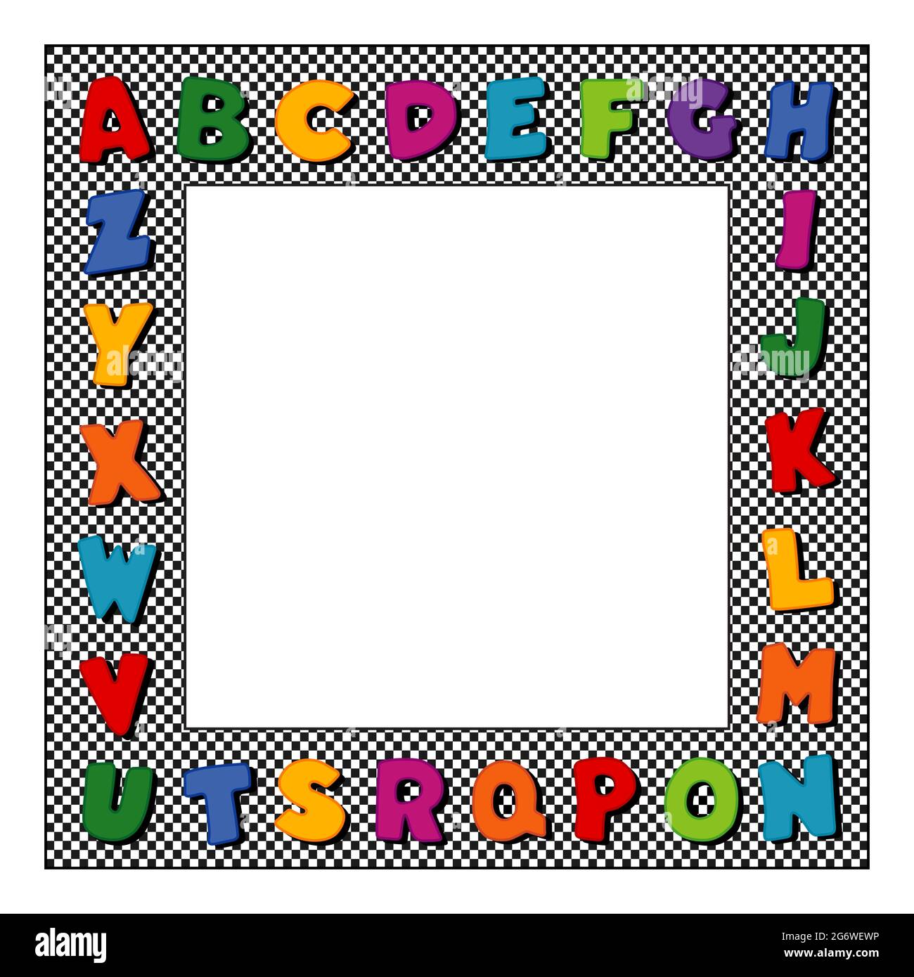 Black and white gingham pattern hi-res stock photography and images - Alamy