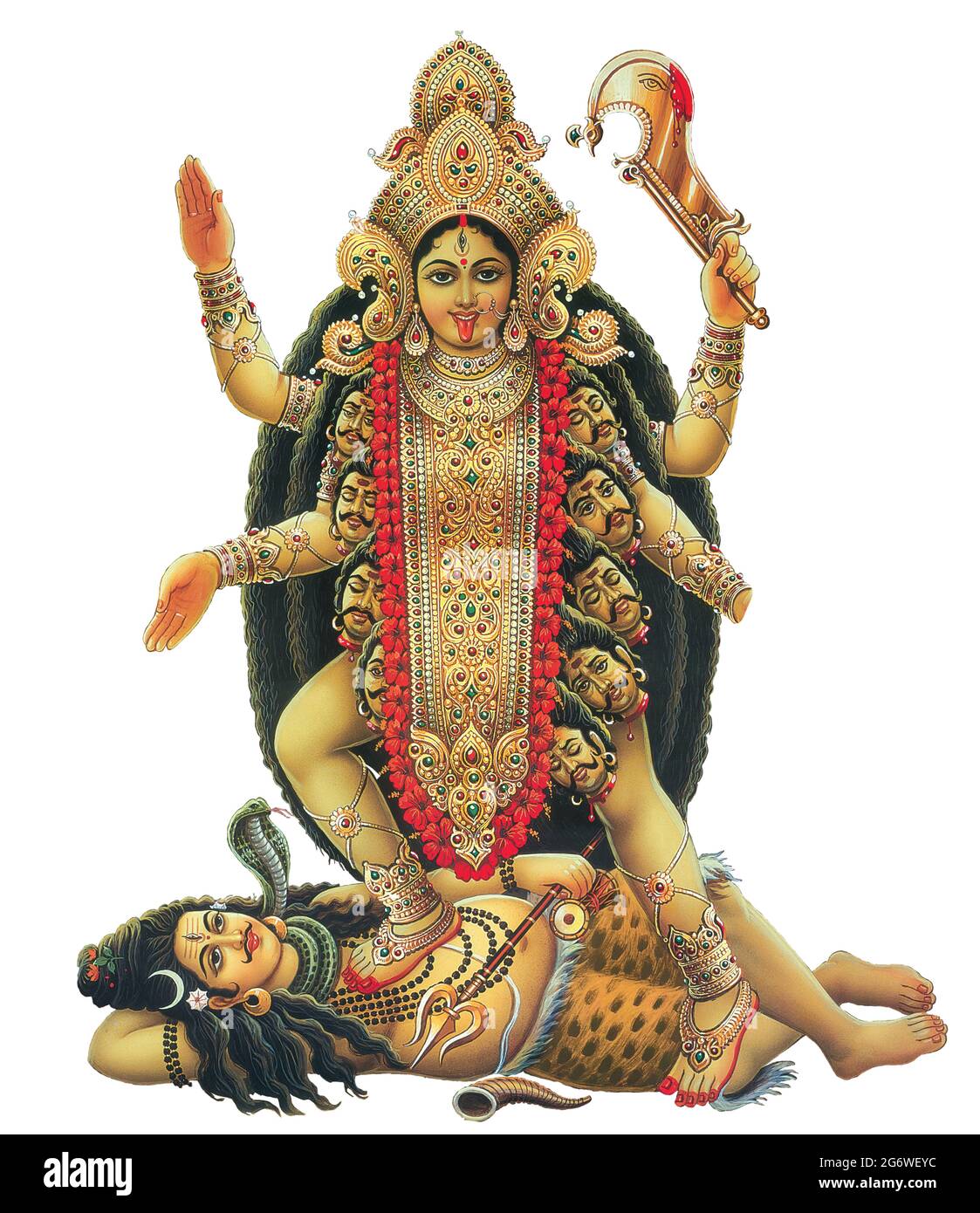 Hindu Festival Ma Kali, Goddess Durga High Resolution photo Stock Photo ...