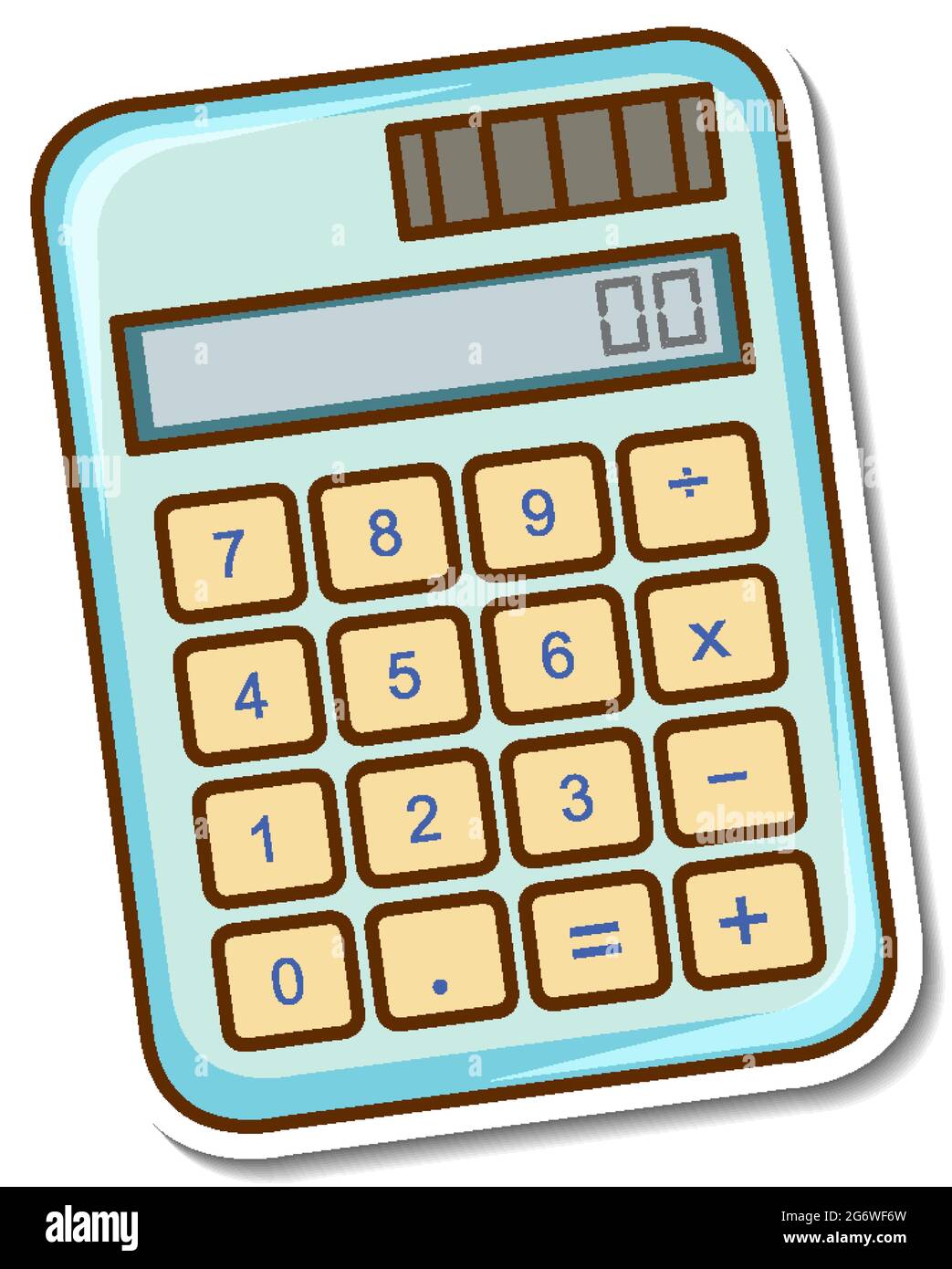 Financial instrument calculator Cut Out Stock Images & Pictures - Alamy