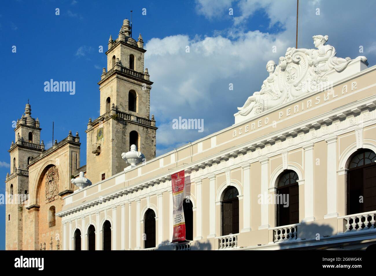 Yucatan colonial architecture hi-res stock photography and images - Alamy
