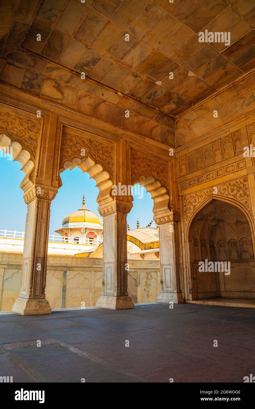 Agra Fort in Agra, India Stock Photo - Alamy