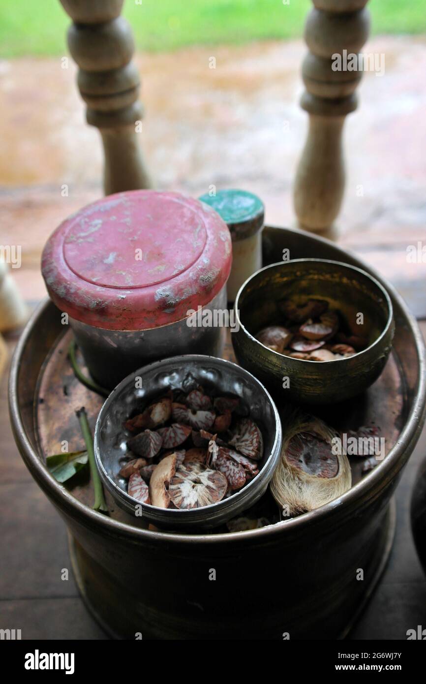 Traditional Betel Nut Set in Myanmar Stock Photo - Alamy