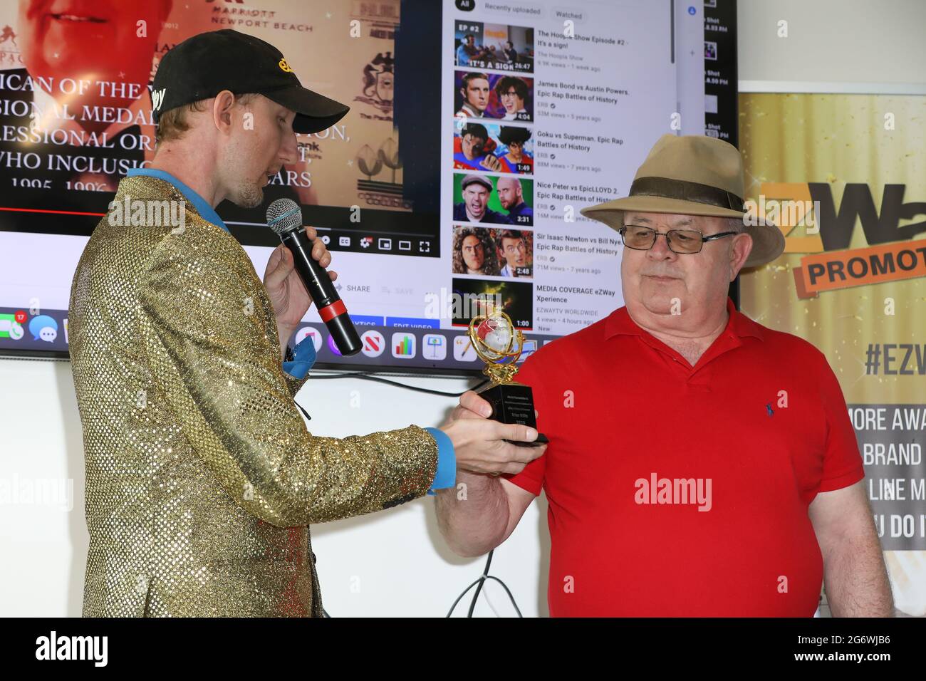 Newport Beach, California, USA. 7th June, 2021. Eric Zuley presents ...